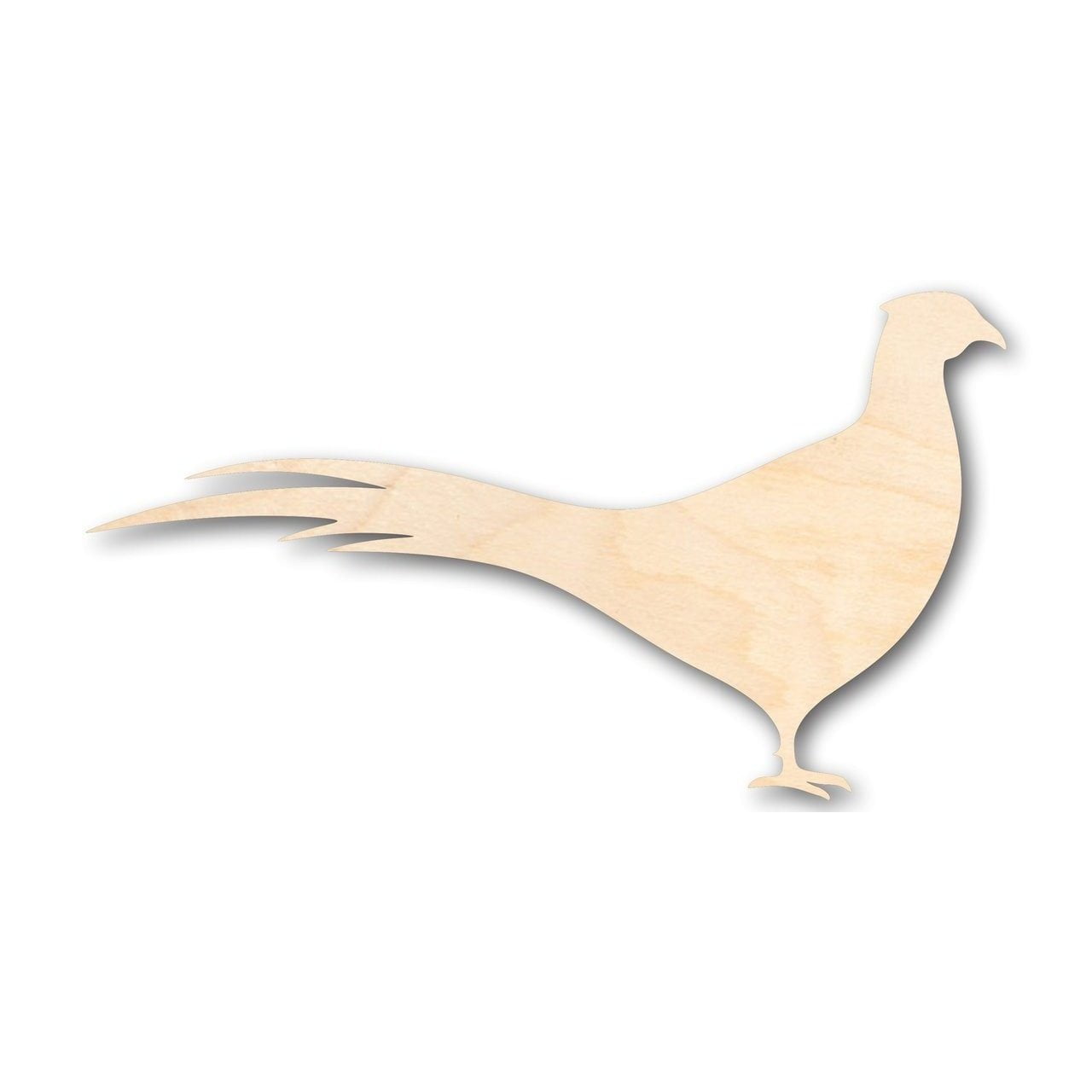 Unfinished Wood Pheasant Shape - Animal - Wildlife - Hunting - Craft ...