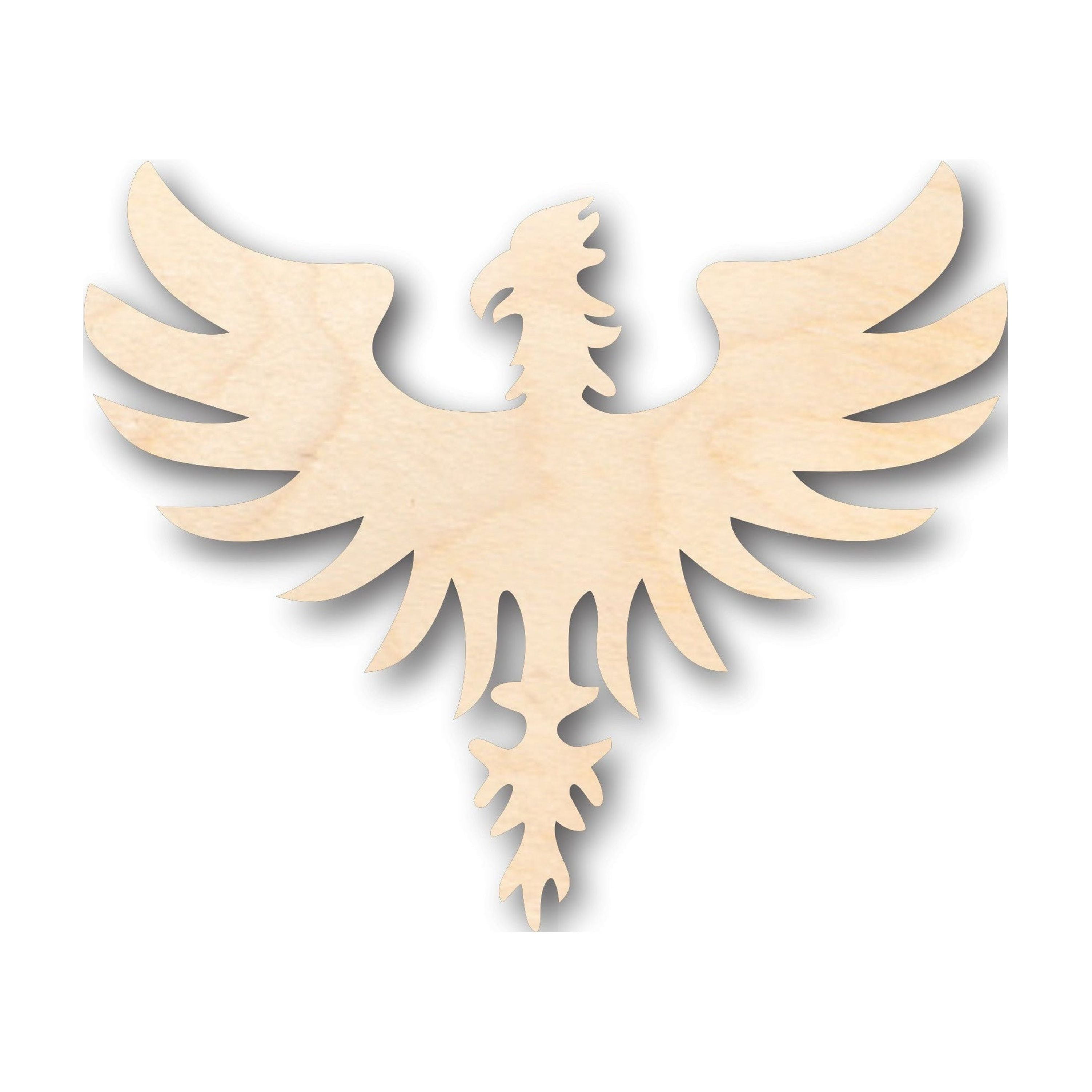 Unfinished Wood Phoenix Mythical Shape - Craft - up to 46" DIY 8" / 1/8 ...