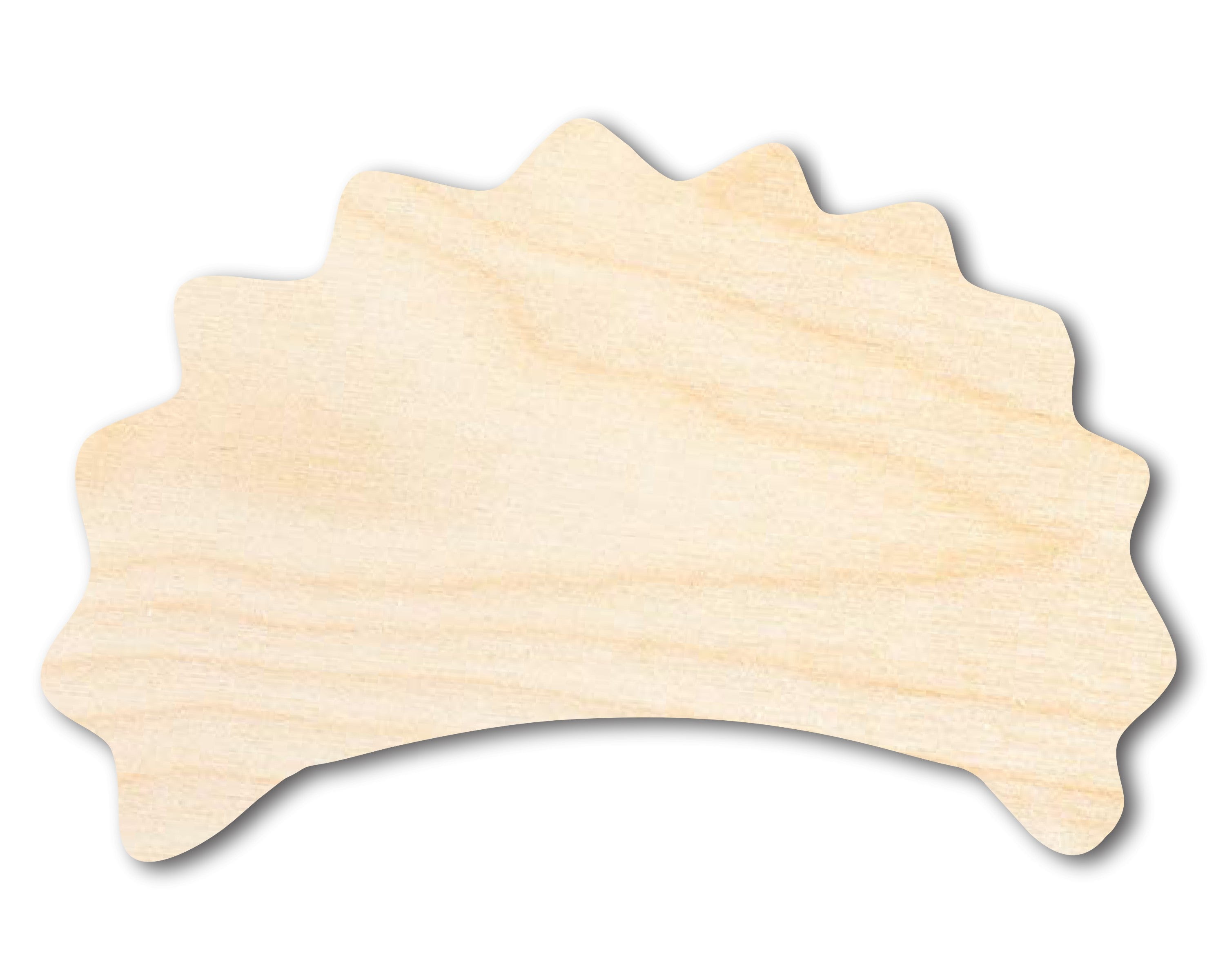 Unfinished Wood Pierogi Silhouette Shape - Craft - up to 46" 7" / 1/8 ...
