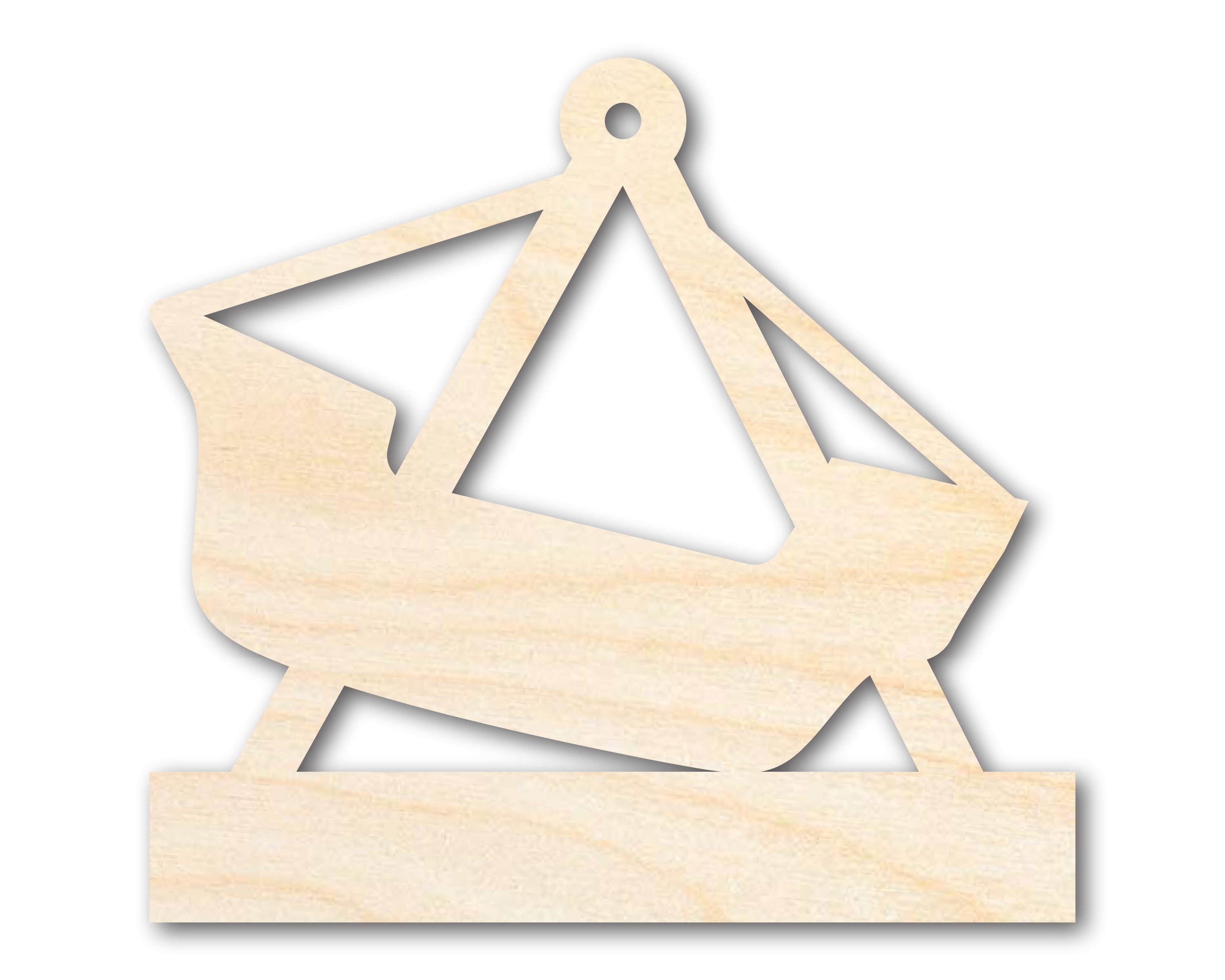 Unfinished Wood Pirate Ship Ride Shape | Amusement Park | Craft Cutout ...