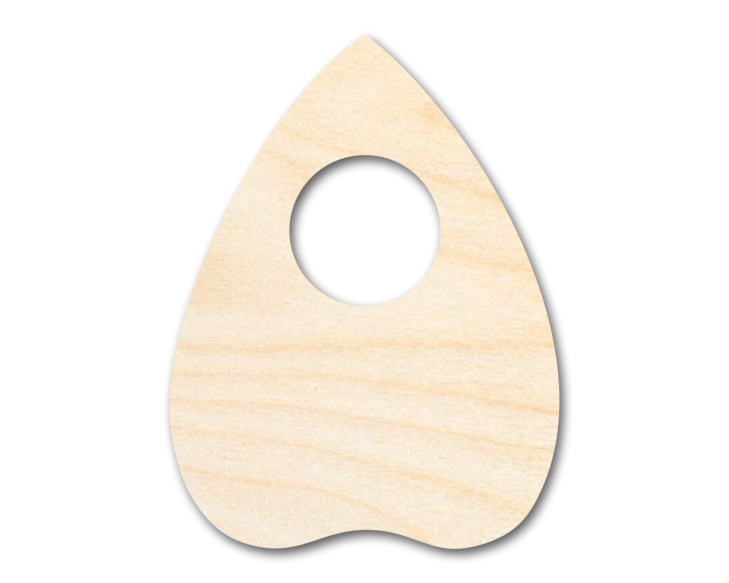 Unfinished Wood Planchette Shape - Craft - up to 46" 10" / 1/2 ...