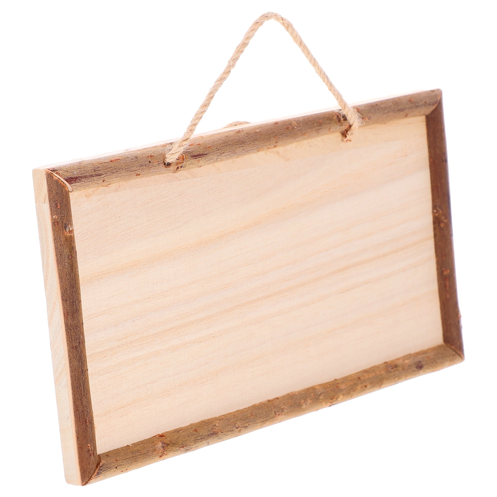 Unfinished Wood Plaque Craft Wood Plank Wooden Sign Square Shape Blank ...