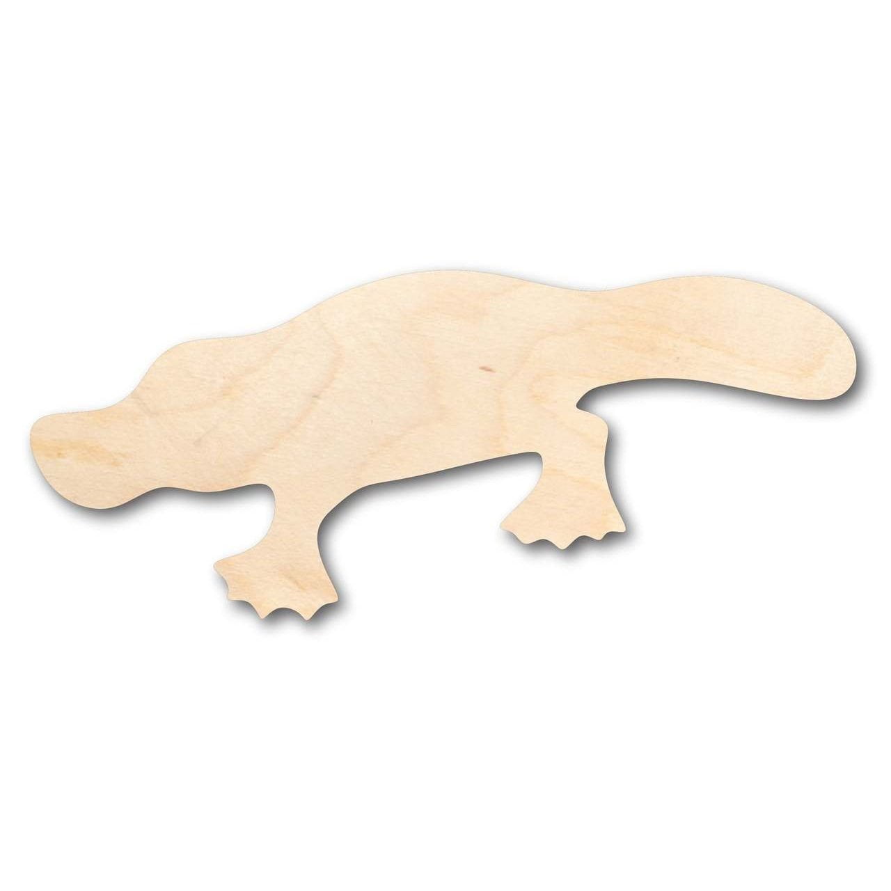 Unfinished Wood Platypus Shape - Animal - Craft - up to 46" DIY 18" / 3 ...