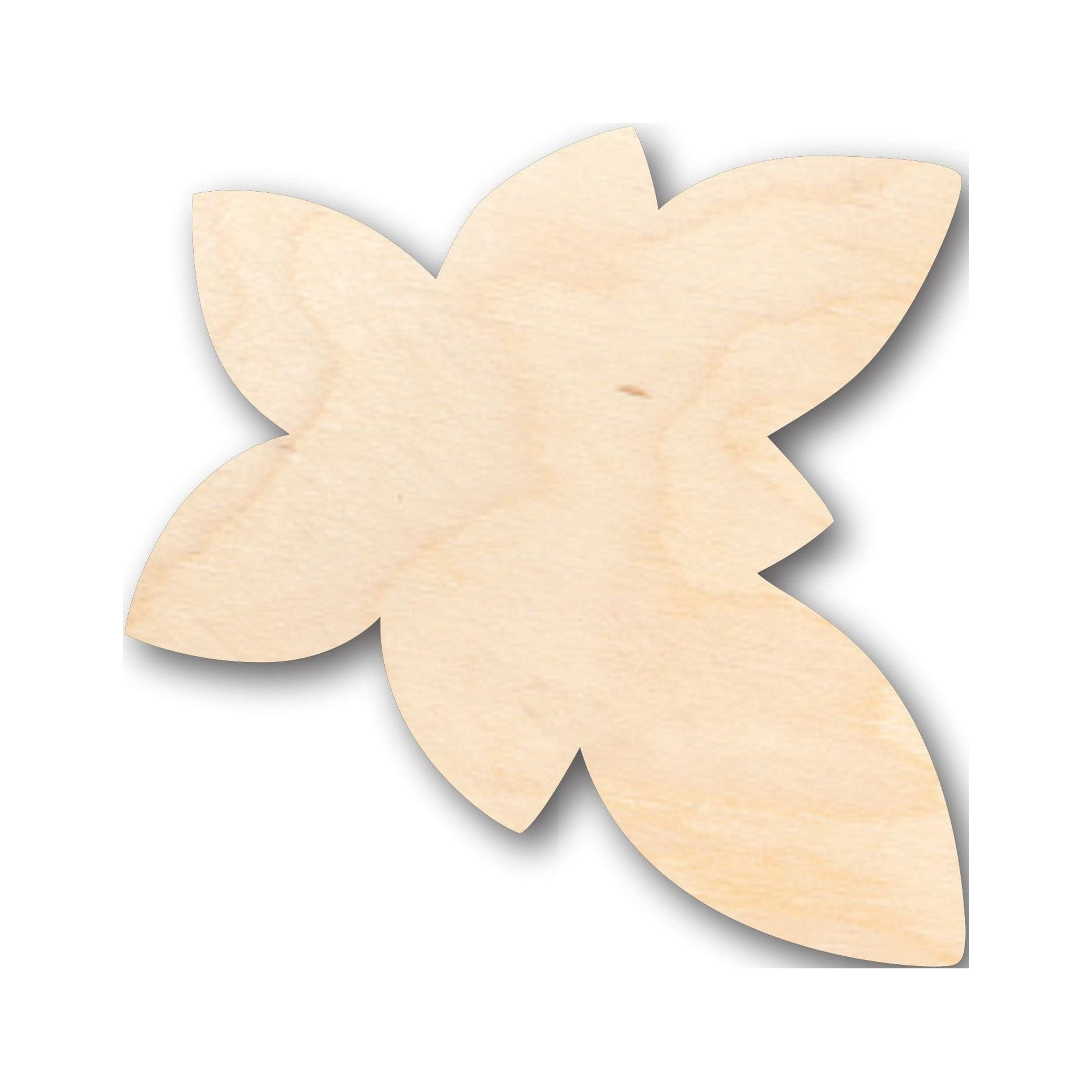 Unfinished Wood Plumeria Flower Shape - Craft - up to 46" DIY 24" / 3/4 ...