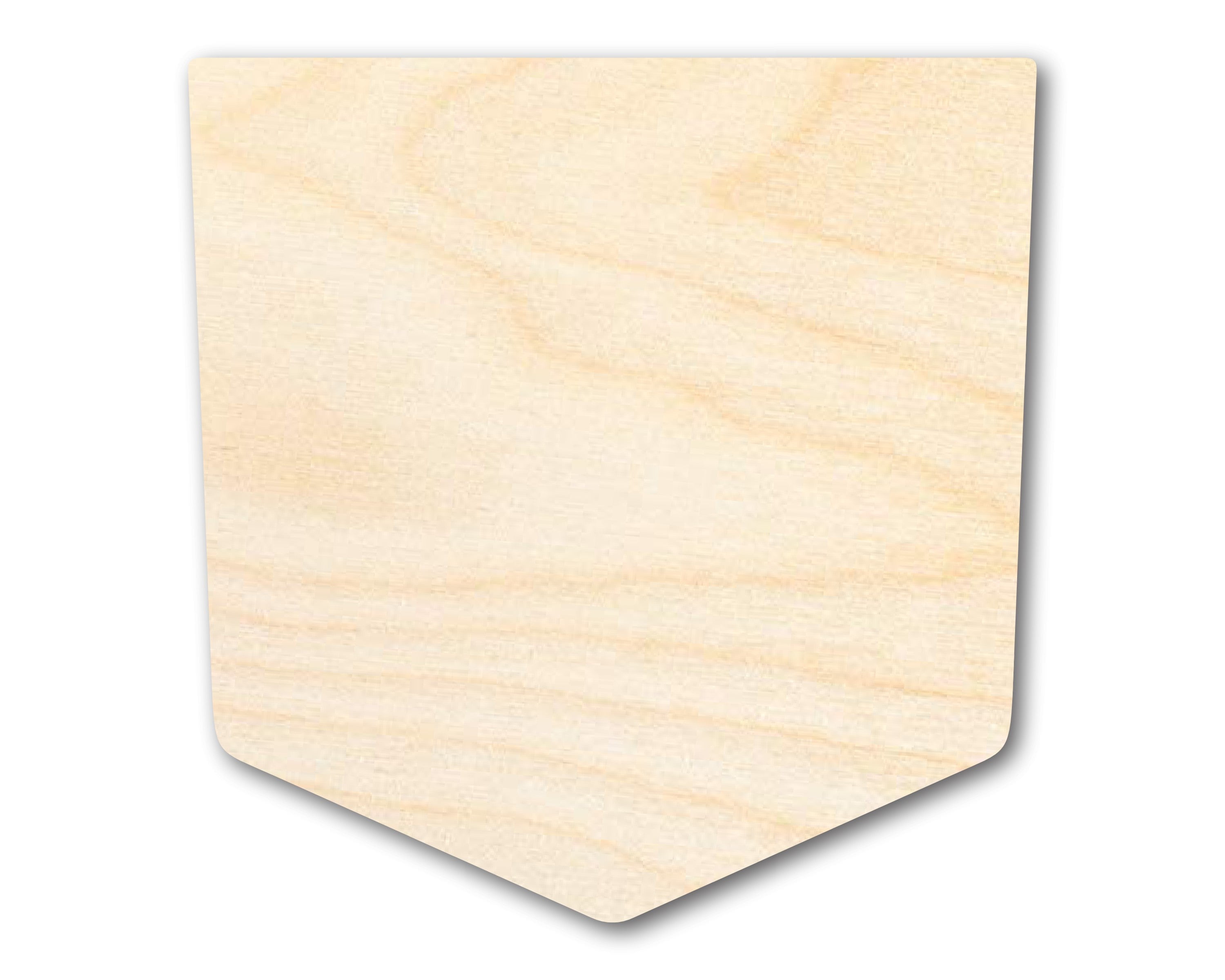 Unfinished Wood Pocket Shape - Craft - up to 46" DIY 24" / 3/4 ...