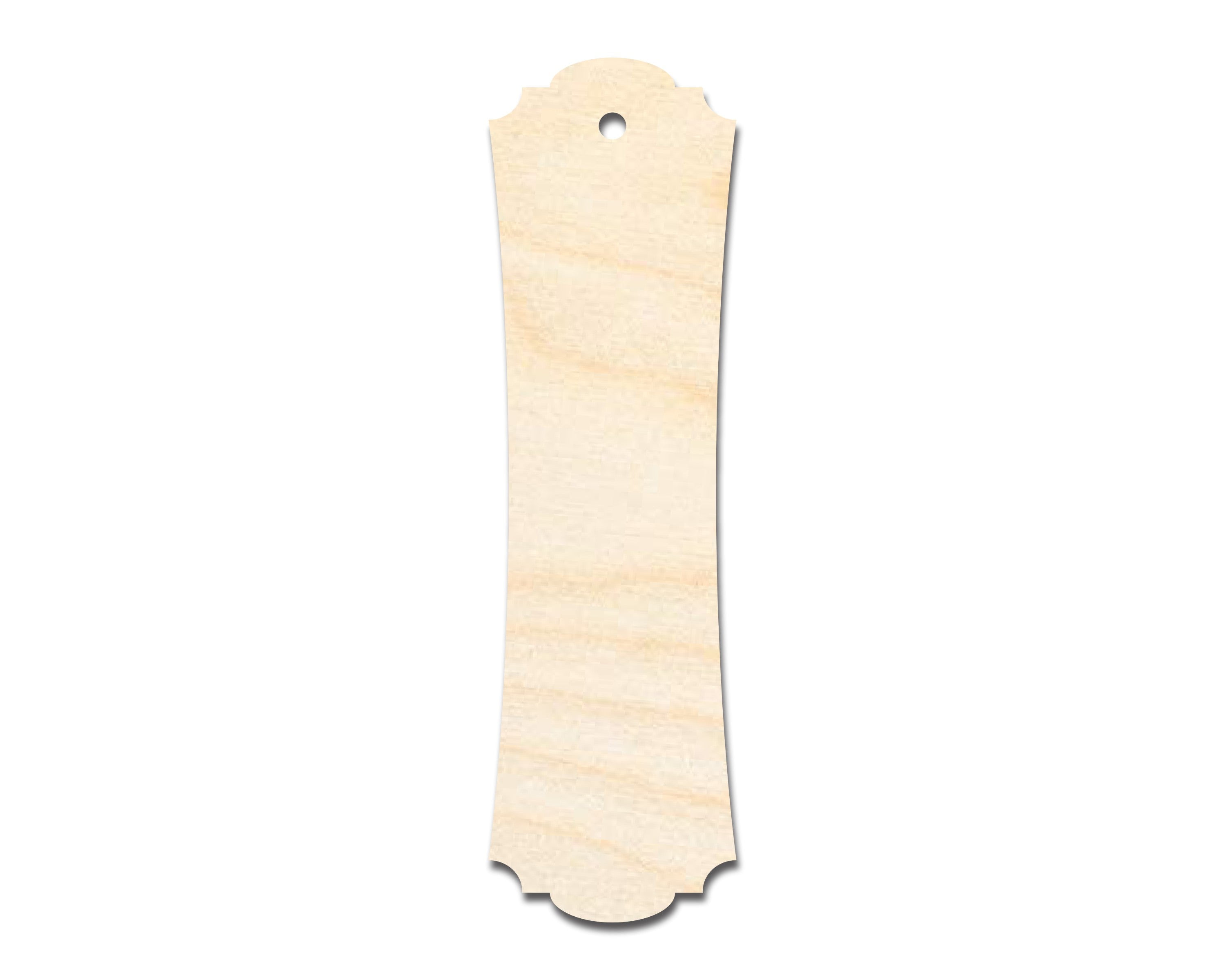 Unfinished Wood Pointed And Curved Bookmark Shape 7" / 1/4" - Walmart.com