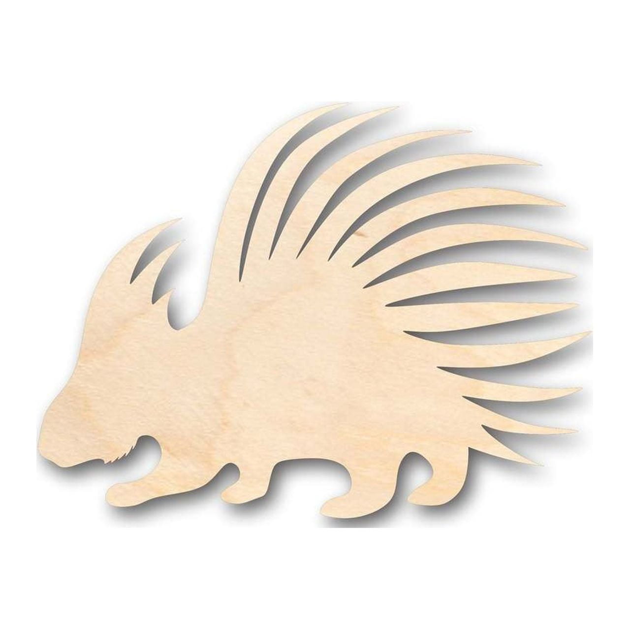Unfinished Wood Porcupine Shape - Animal - Wildlife - Craft - up to 46 ...