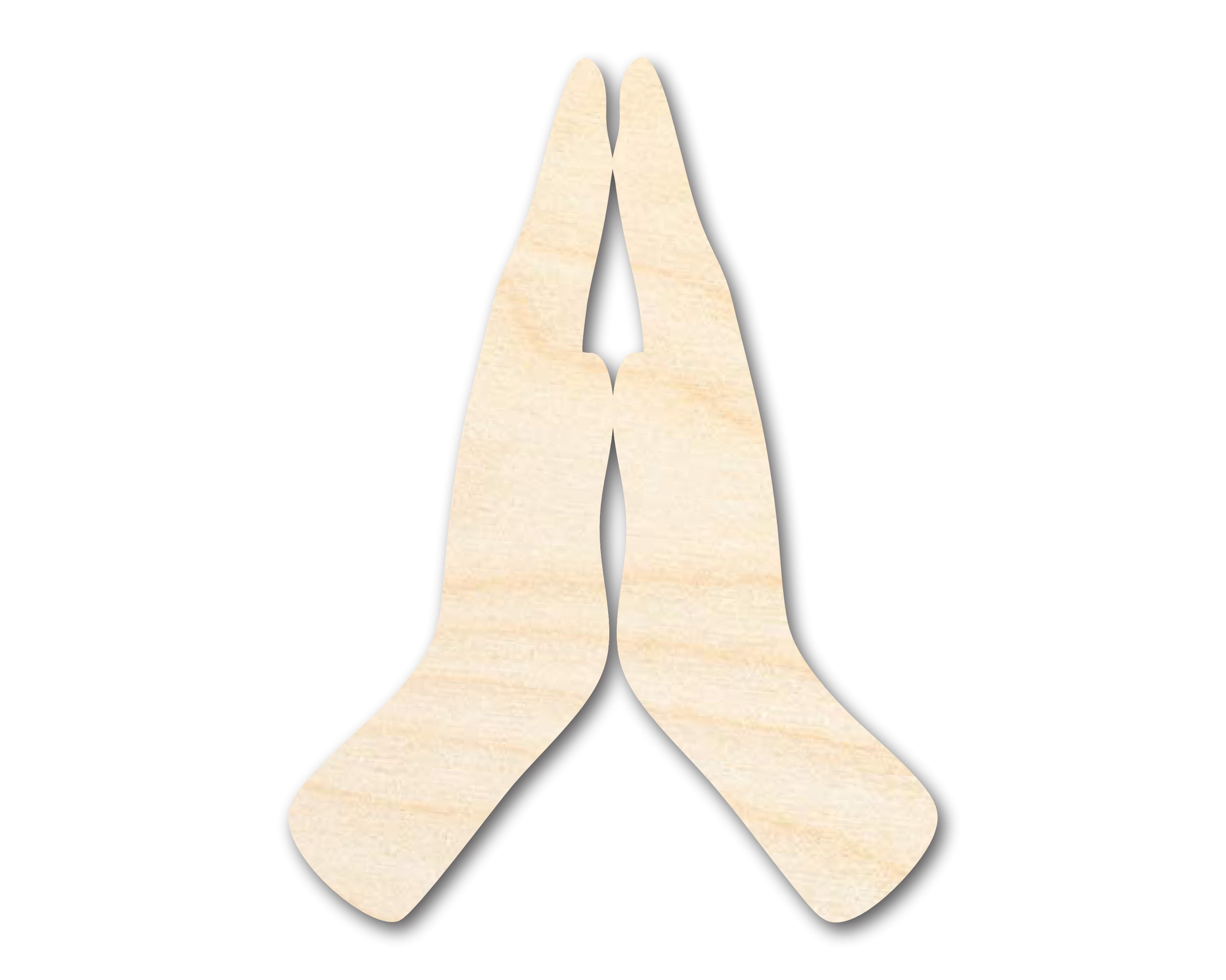 Unfinished Wood Praying Hands Shape - Religious Craft - up to 46" DIY ...