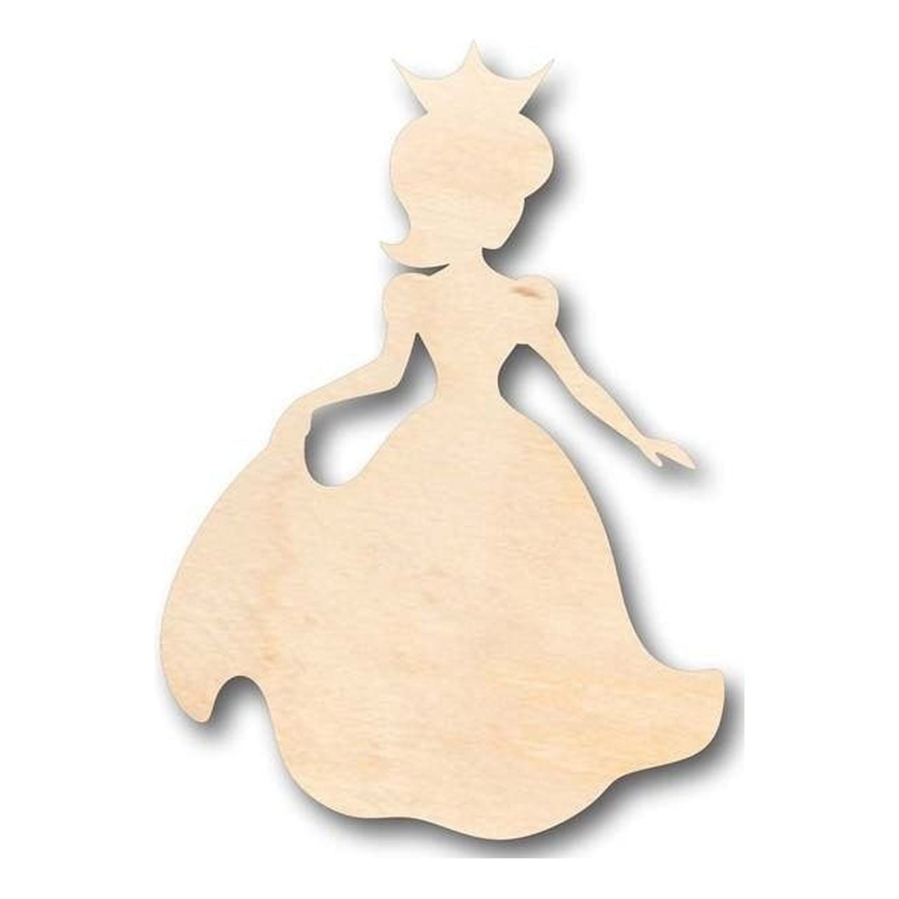 Unfinished Wood Princess Shape - Royalty - Craft - up to 24" DIY 12 ...