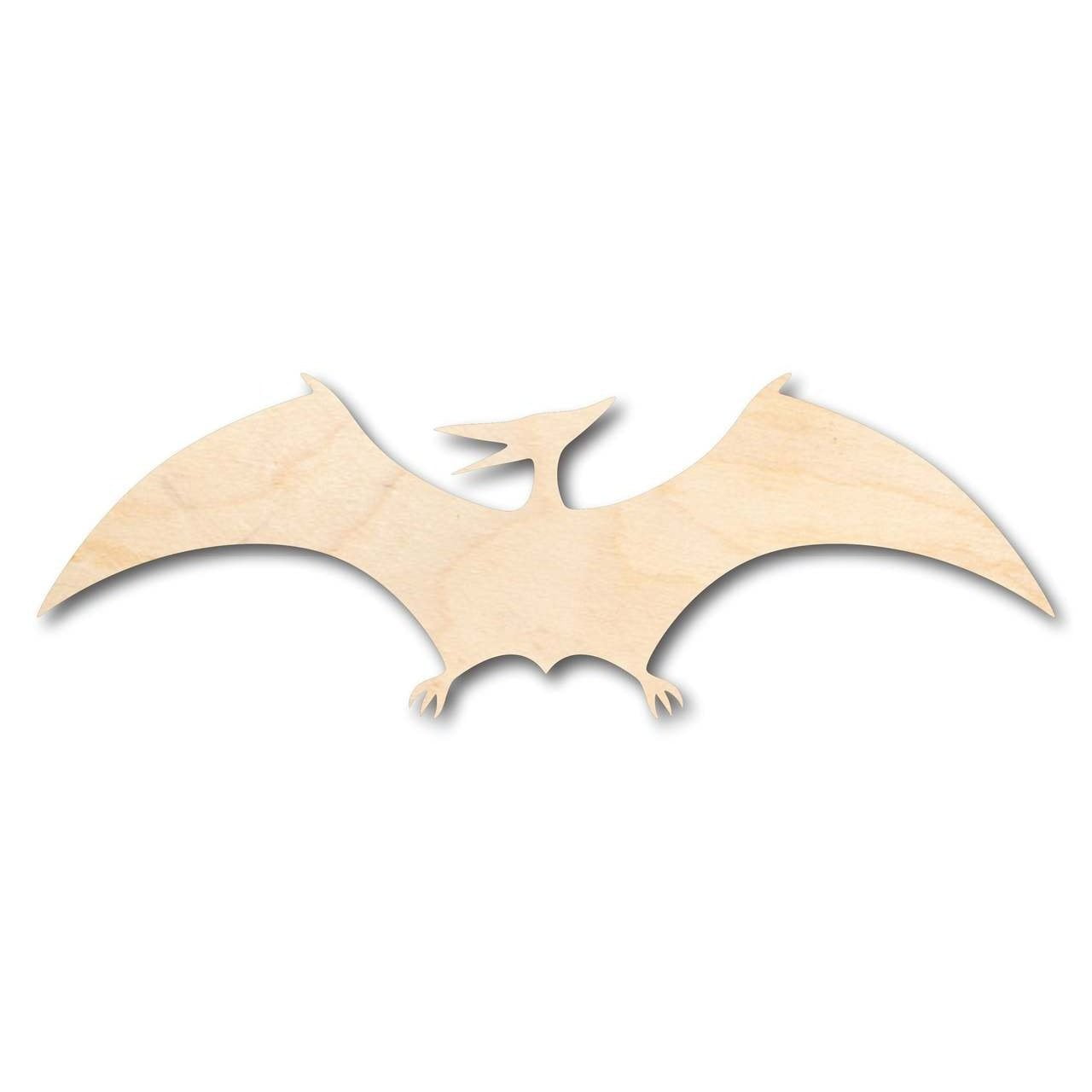 Unfinished Wood Pterodactyl Shape - Dinosaur - Craft - up to 46" DIY 42 ...
