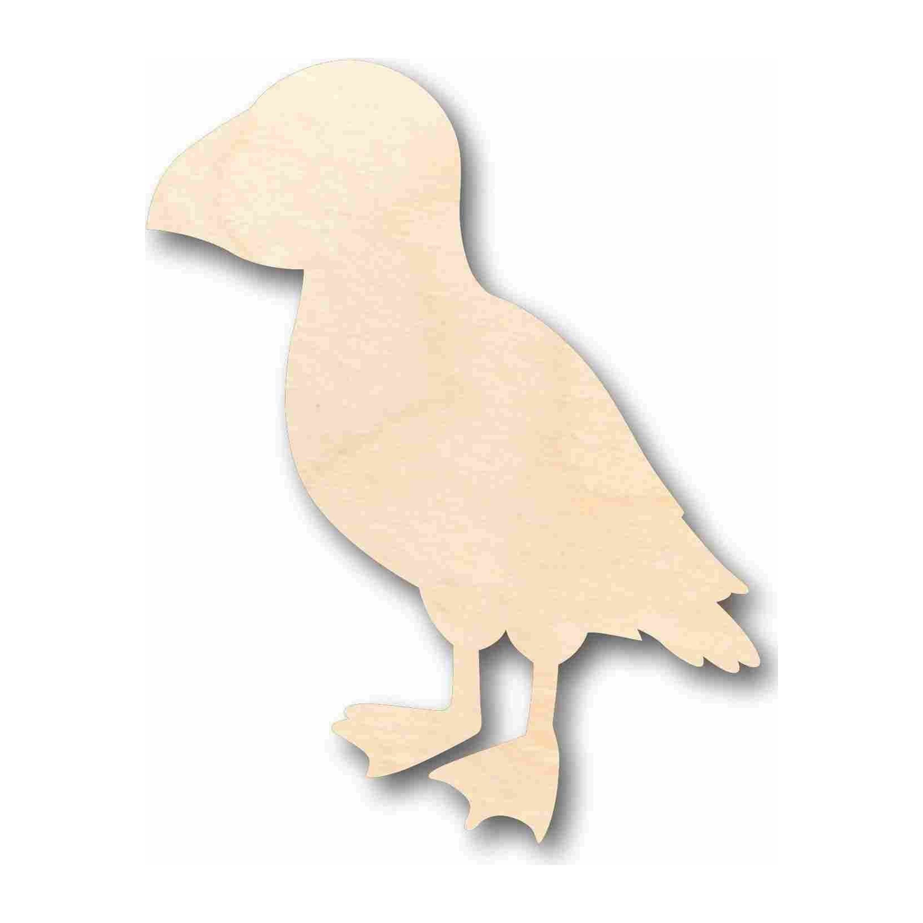 Unfinished Wood Puffin Silhouette - Craft- up to 46" DIY 12" / 3/4 ...