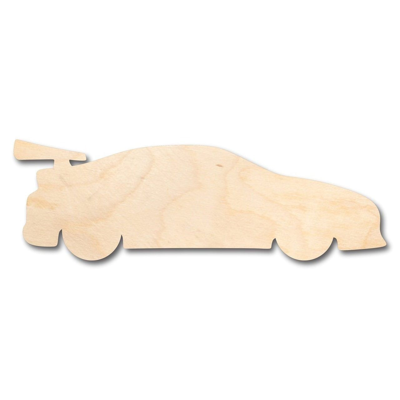 Unfinished Wood Race Car NASCAR Shape - Kid's Room - Craft - up to 46 ...