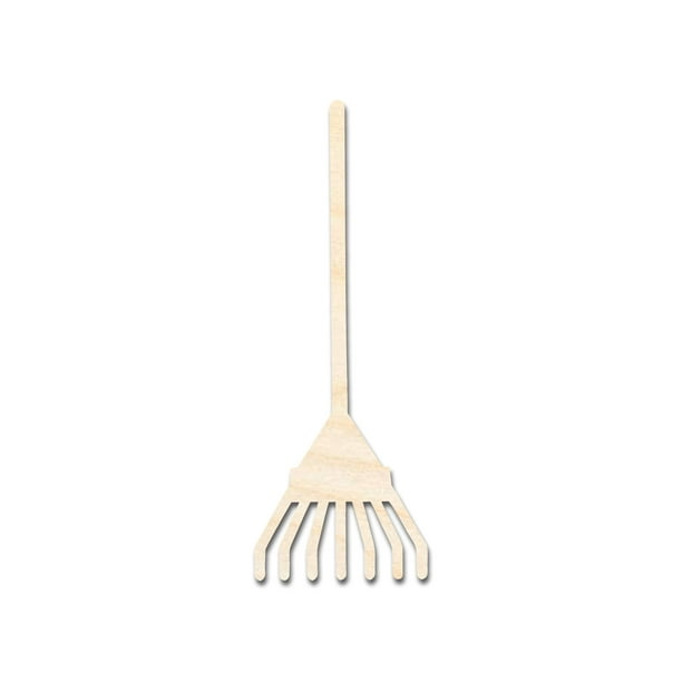 Unfinished Wood Rake Shape - Craft - up to 46" 6" / 1/4" - Walmart ...