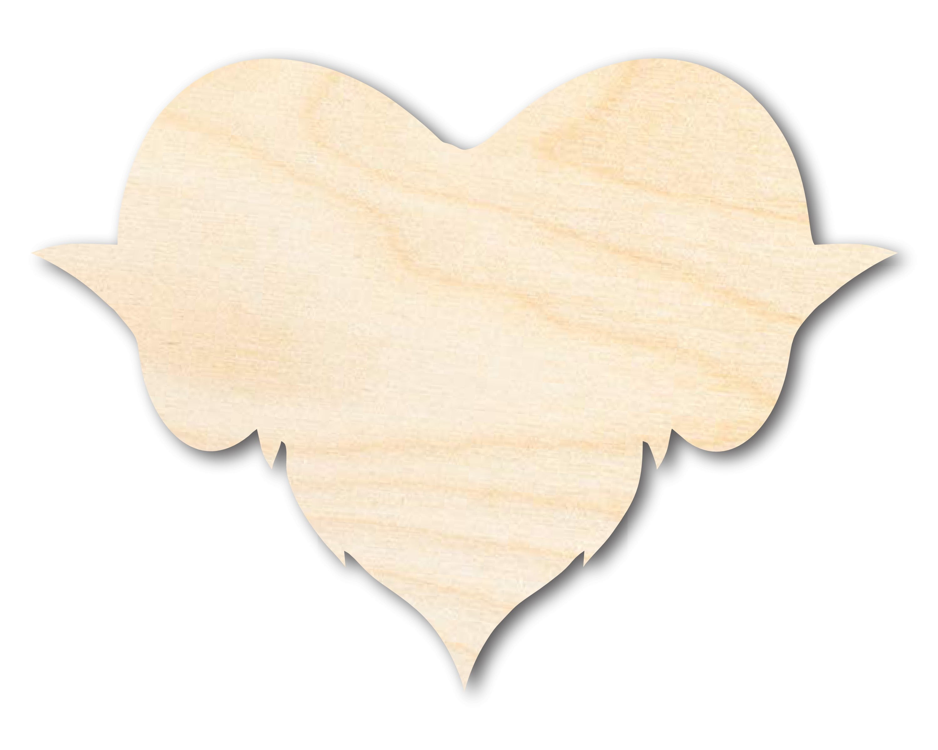 Unfinished Wood Ram Mascot Shape | DIY Craft Cutout | up to 46" DIY 36 ...