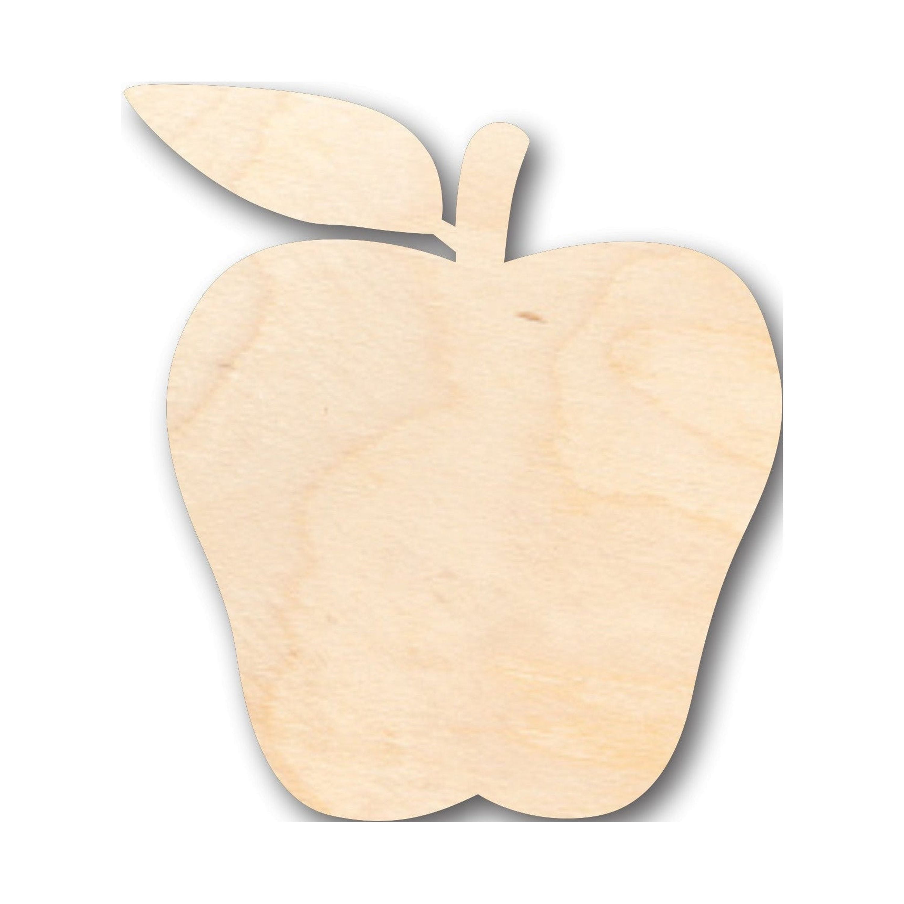 Unfinished Wood Red Delicious Apple Shape - Craft - up to 46" DIY 8 ...