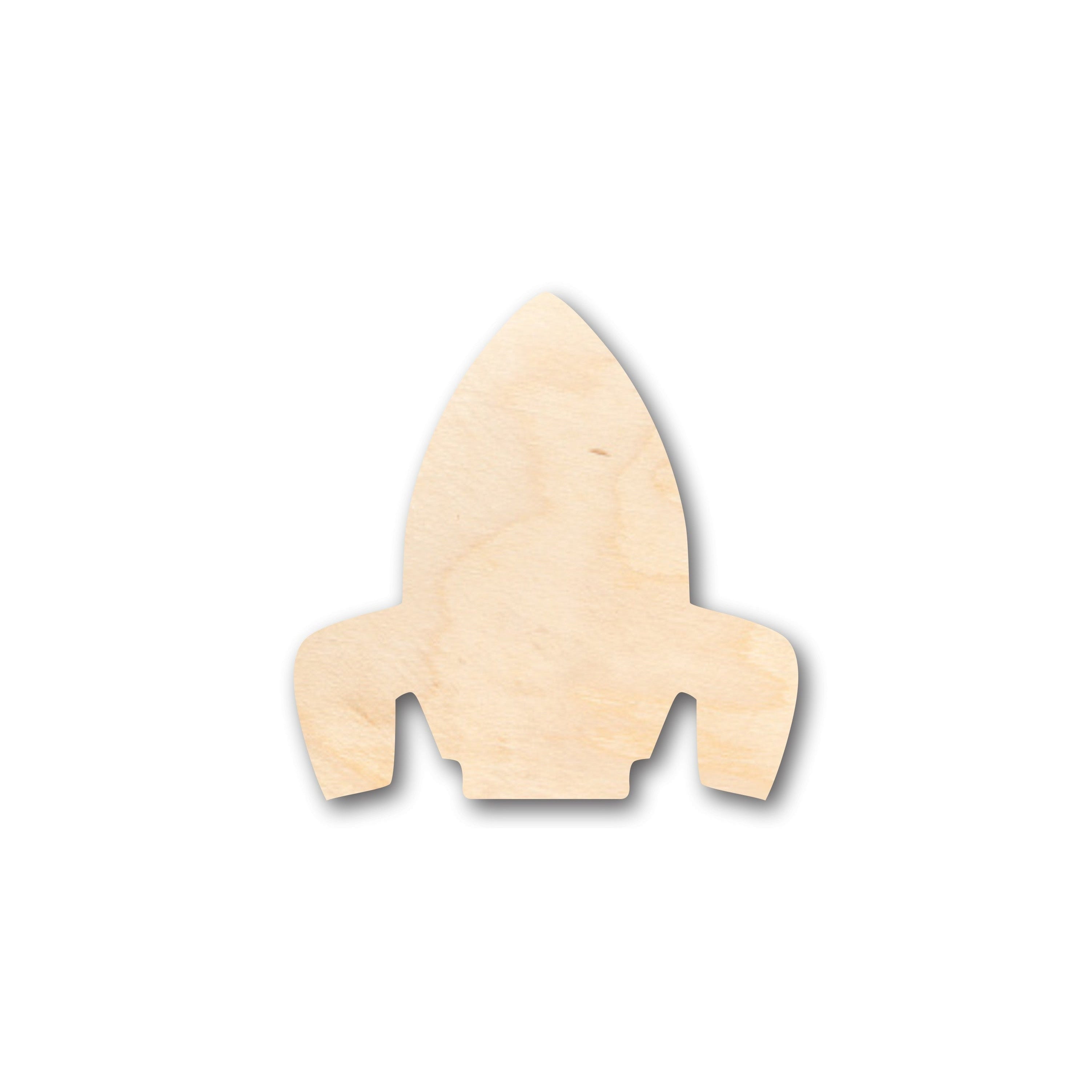 Unfinished Wood Rocket Shape - Craft - up to 36" DIY 46" / 1/2 ...