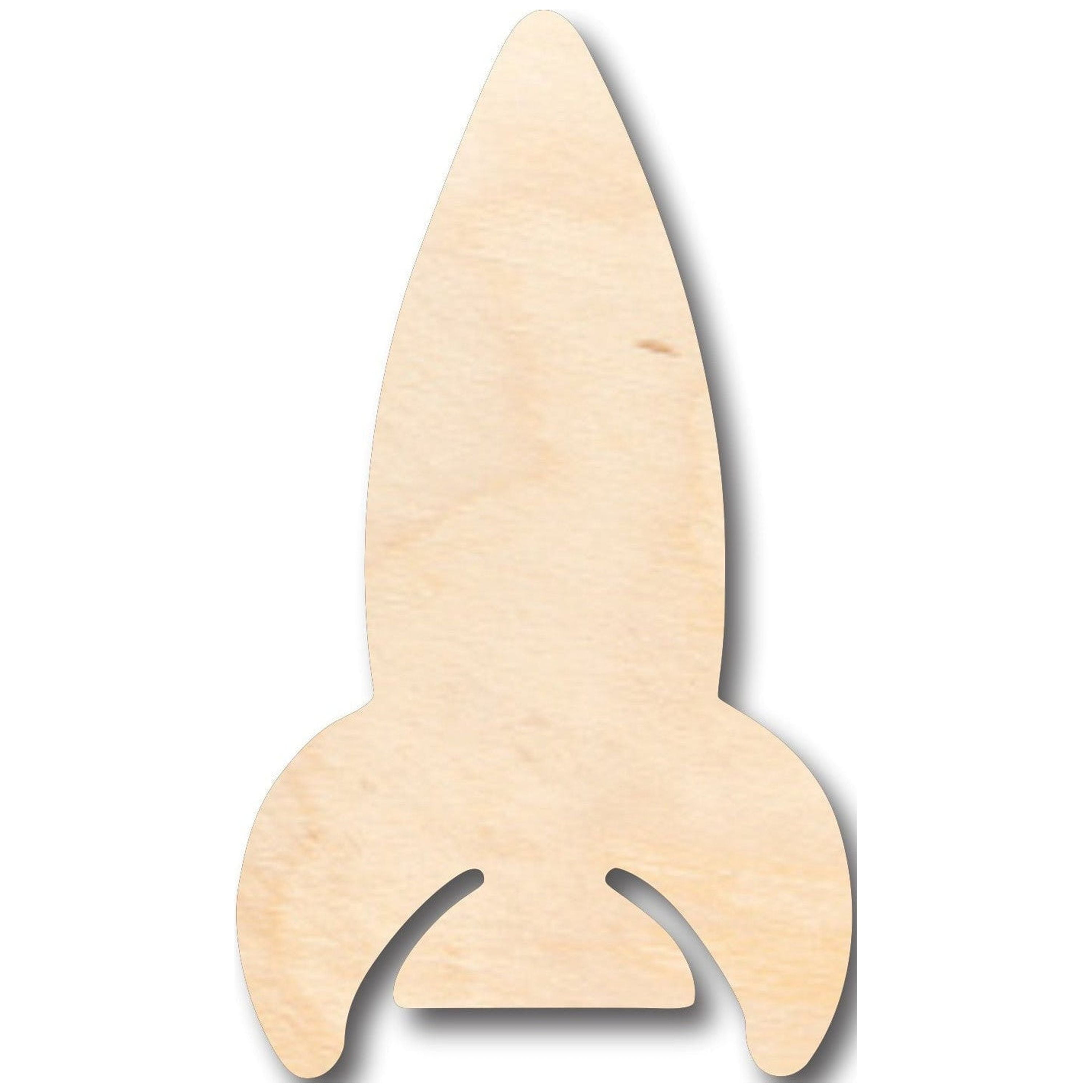 Unfinished Wood Rocket Ship Shape - Craft - up to 36" DIY 5" / 1/8 ...