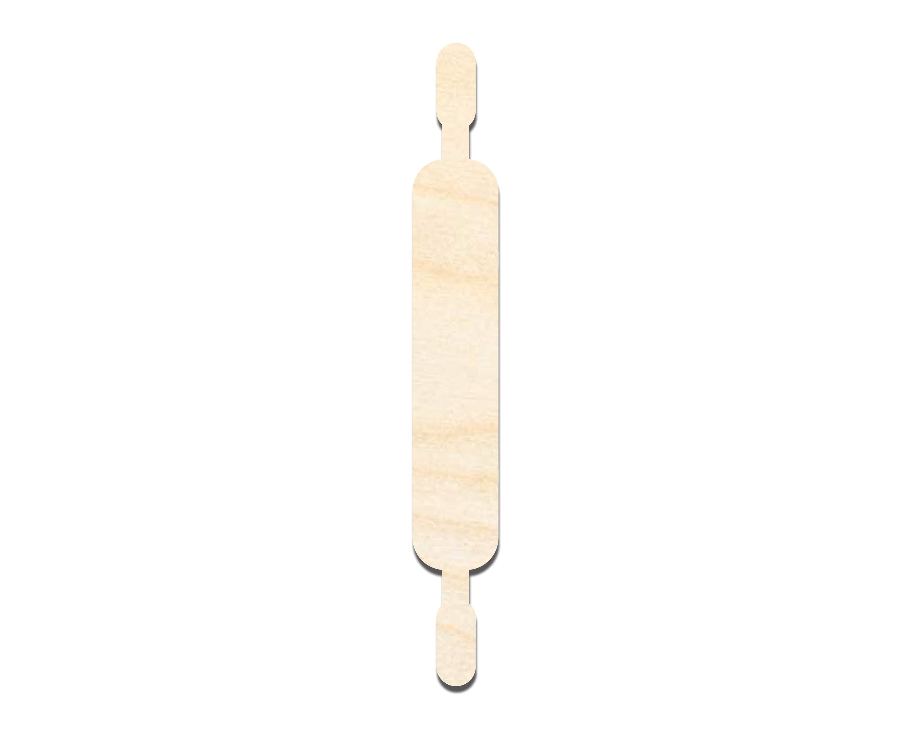 Unfinished Wood Rolling Pin Shape | DIY Craft Cutout | up to 46" DIY 18 ...