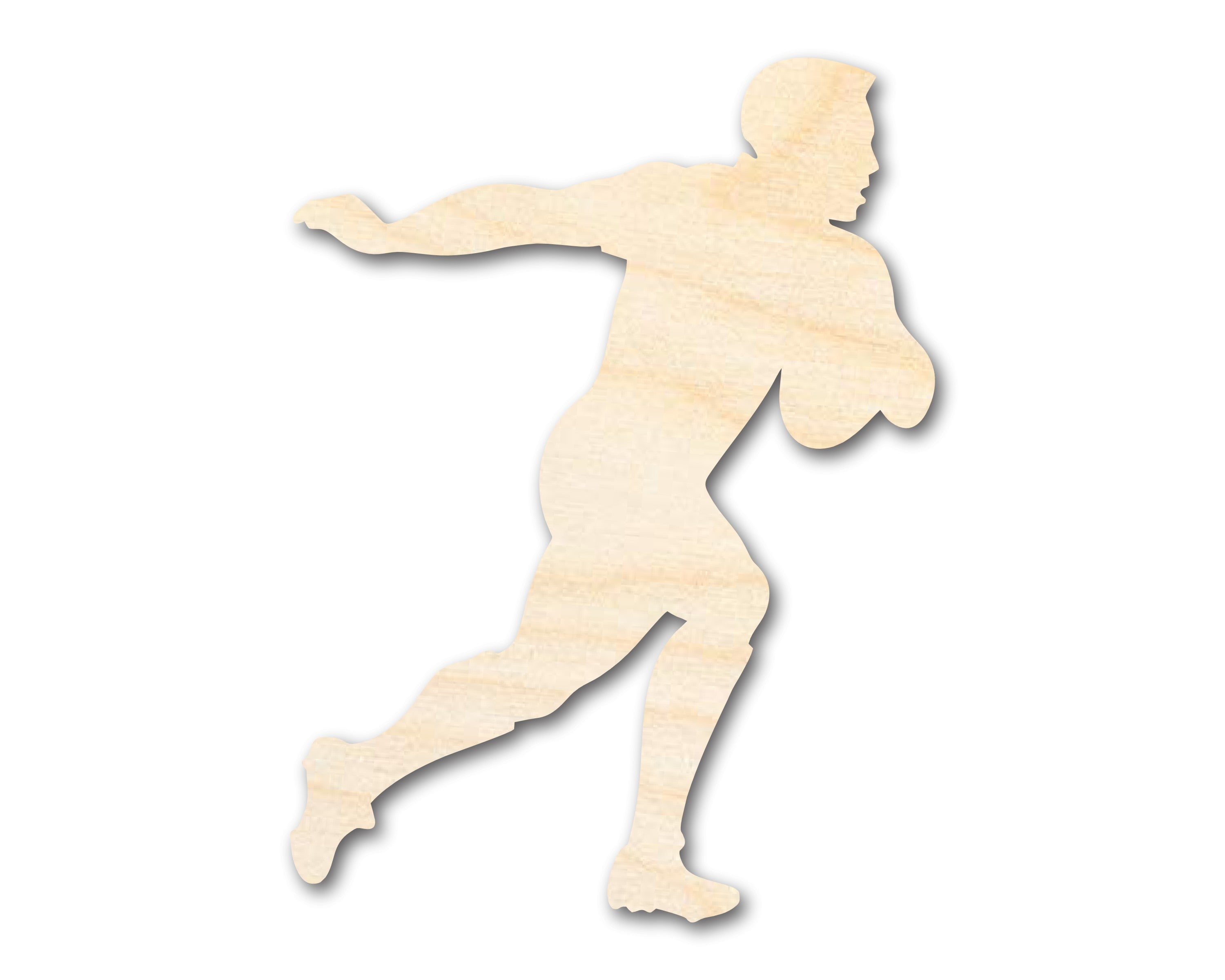Unfinished Wood Rugby Player Shape 30" / 1/2" - Walmart.com