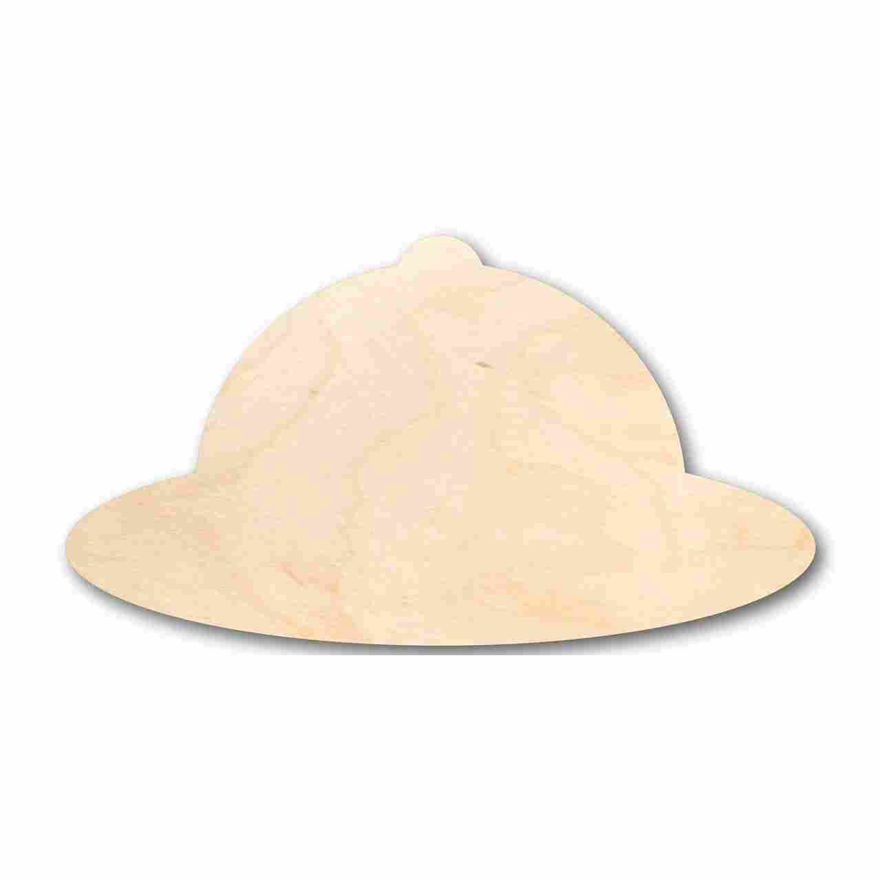 Unfinished Wood Safari Hat Shape - Explore - Craft - up to 46" DIY 8 ...