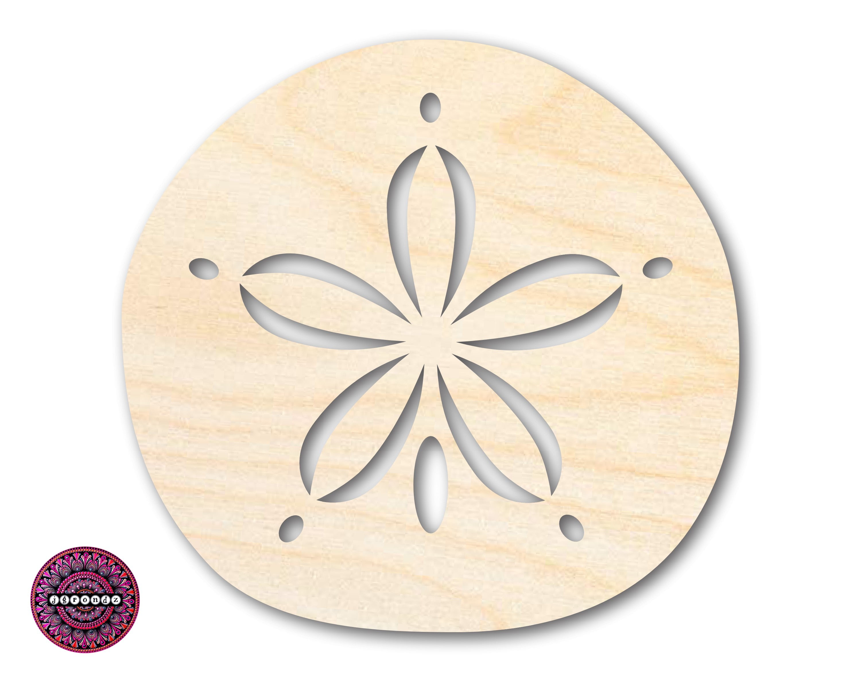 Unfinished Wood Sand Dollar Shape | JGrondz | DIY Craft Cutout | up to ...