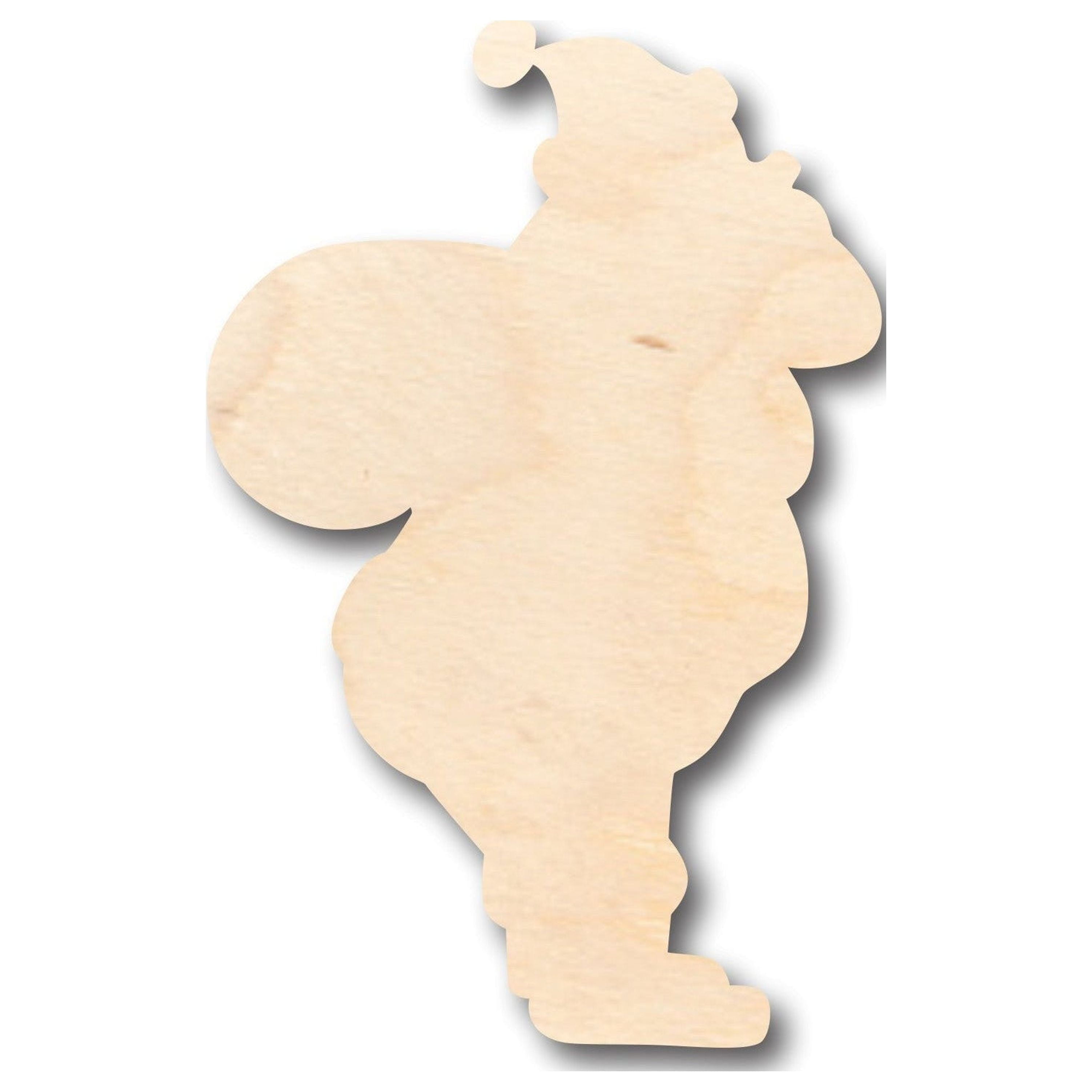 Unfinished Wood Santa Clause Shape - Craft - up to 46" DIY 46" / 3/4 ...