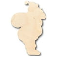 Unfinished Wood Santa Clause Shape - Craft - up to 46" DIY 5" / 1/4 ...
