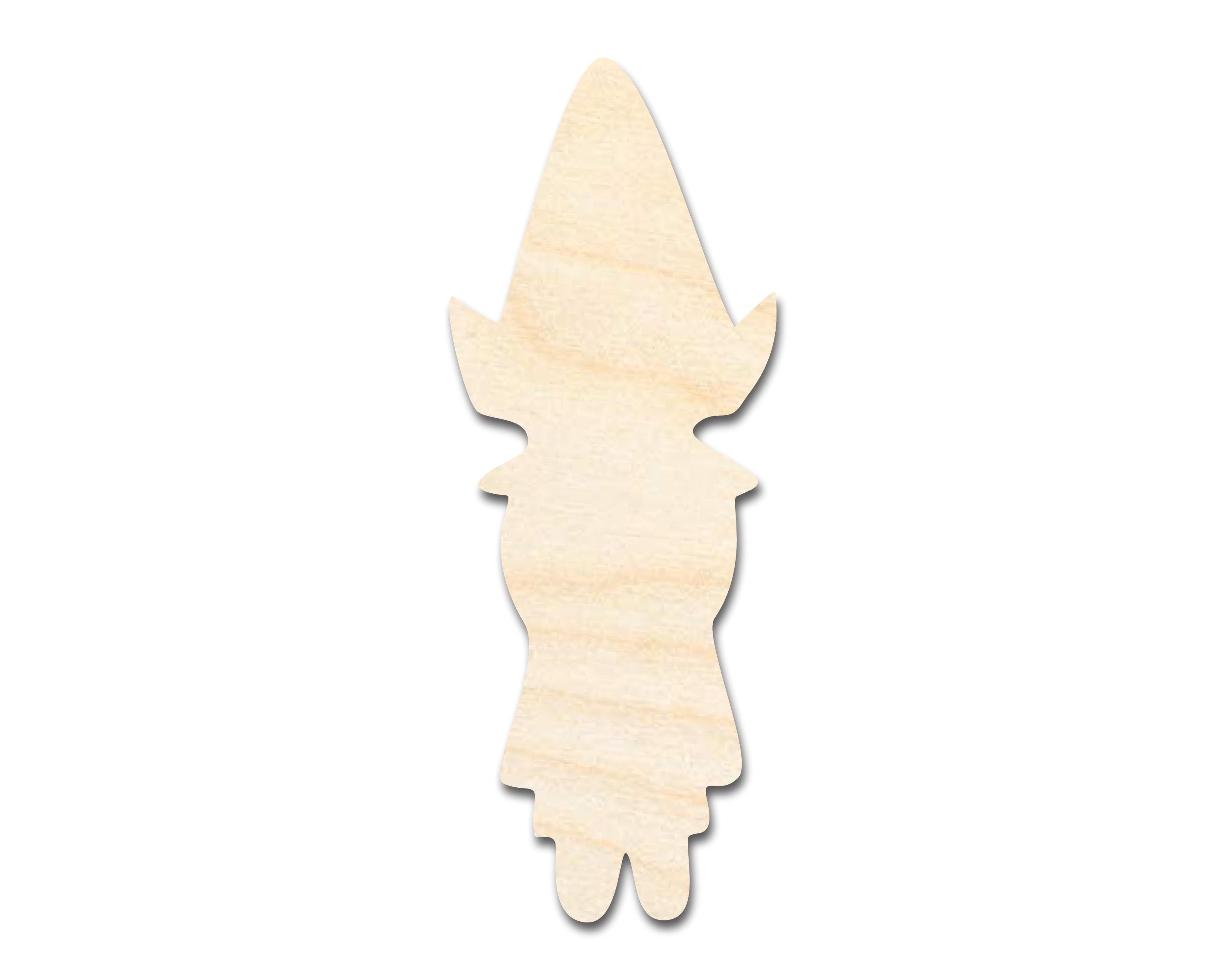 Unfinished Wood Santa Elf Shape - Craft - up to 46" 6" / 1/4" - Walmart.com