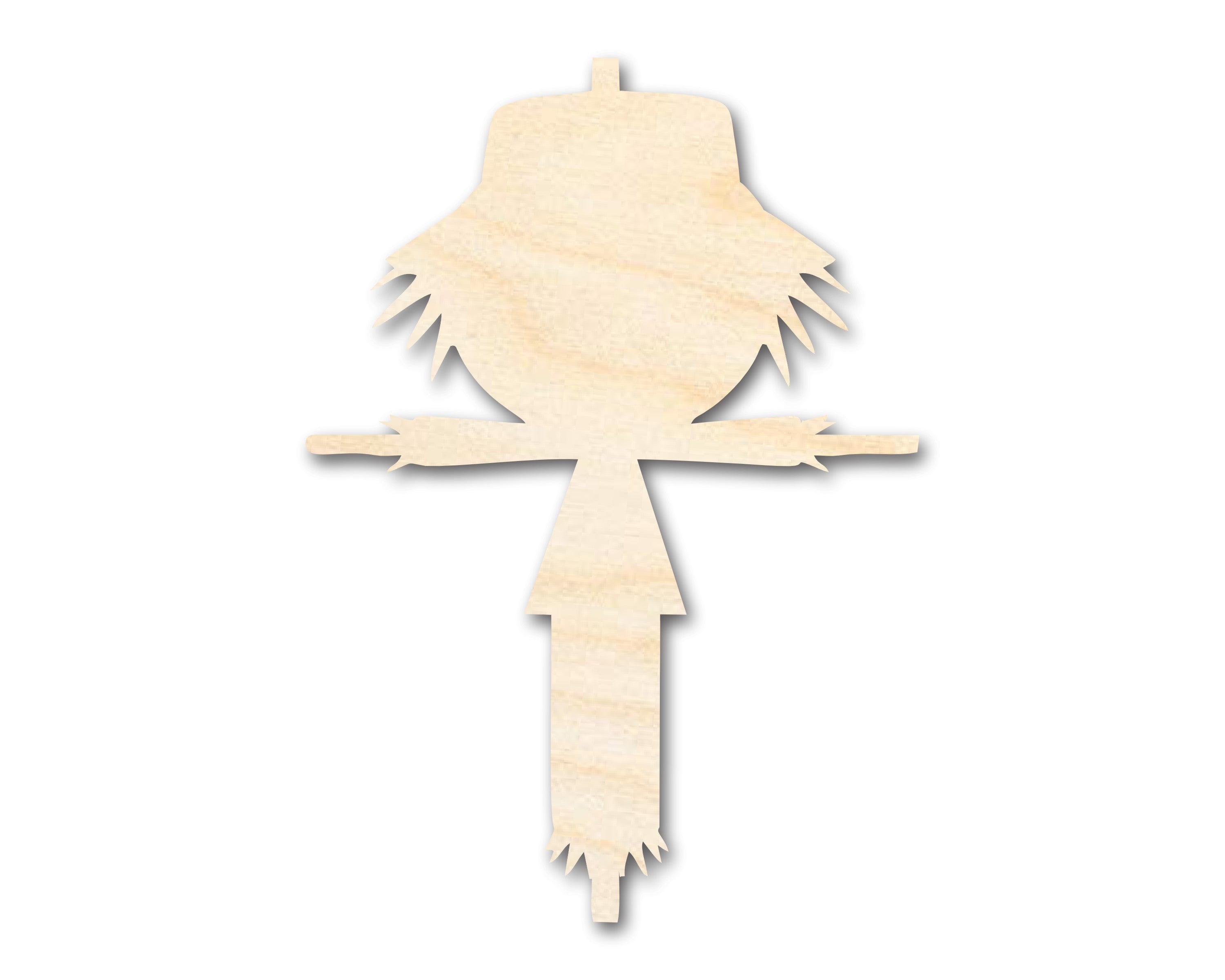 Unfinished Wood Scarecrow Shape - Craft - up to 46" 5" / 1/8" - Walmart.com