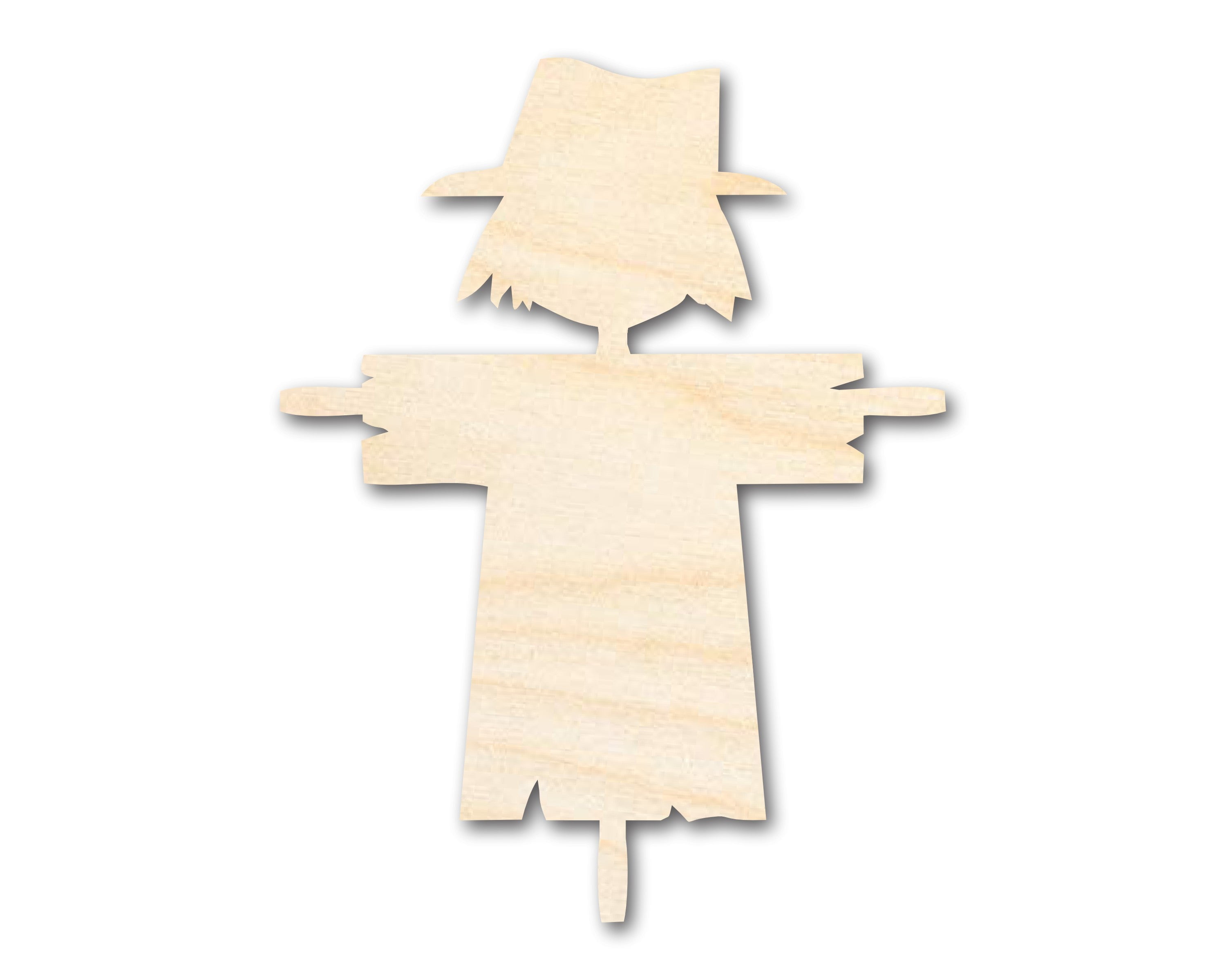 Unfinished Wood Scarecrow Shape | DIY Fall Harvest Craft Cutout | up to ...
