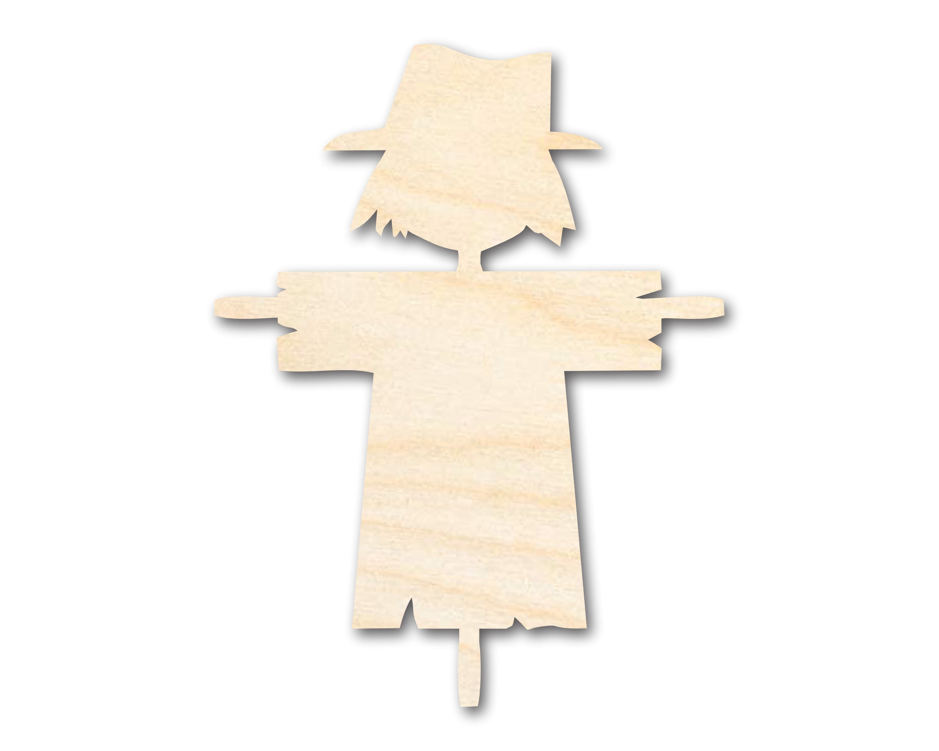 Unfinished Wood Scarecrow Shape | DIY Fall Harvest Craft Cutout | up to ...