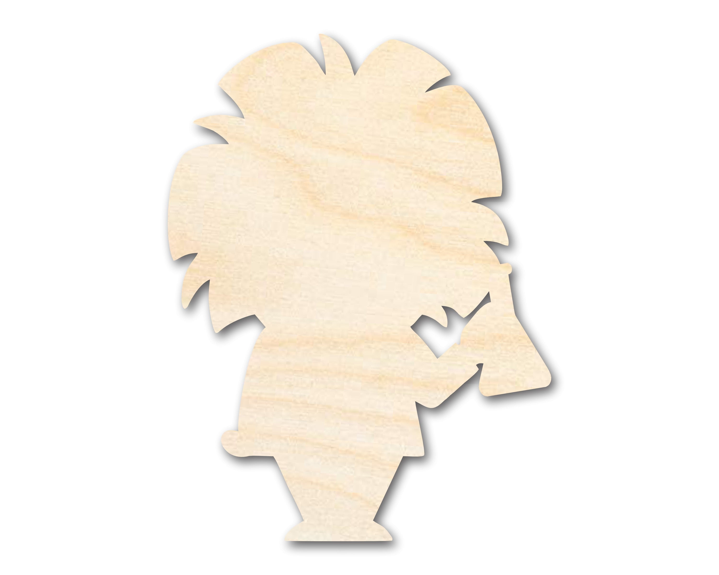 Unfinished Wood Scientist Shape | DIY Craft Cutout 18" / 1/8" - Walmart.com