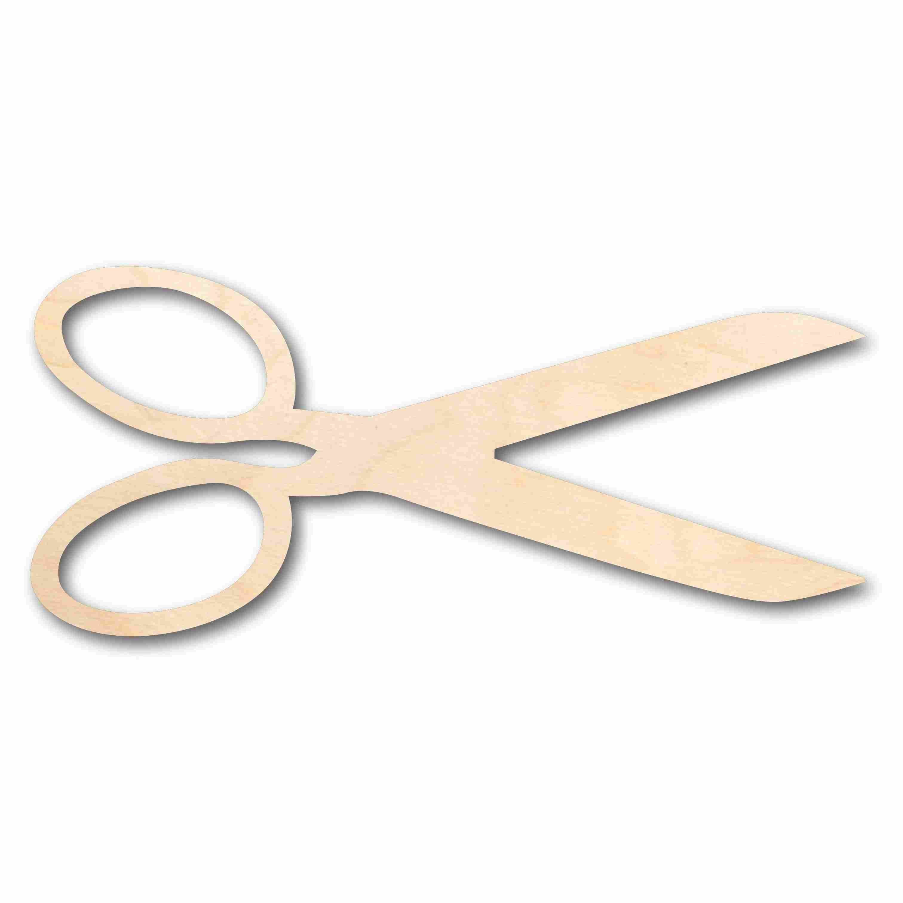 Unfinished Wood Scissors Silhouette - Craft- up to 46" DIY 20" / 3/4 ...