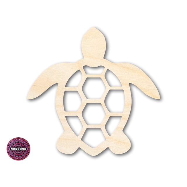 Unfinished Wood Sea Turtle Shape | JGrondz | DIY Craft Cutout | up to ...