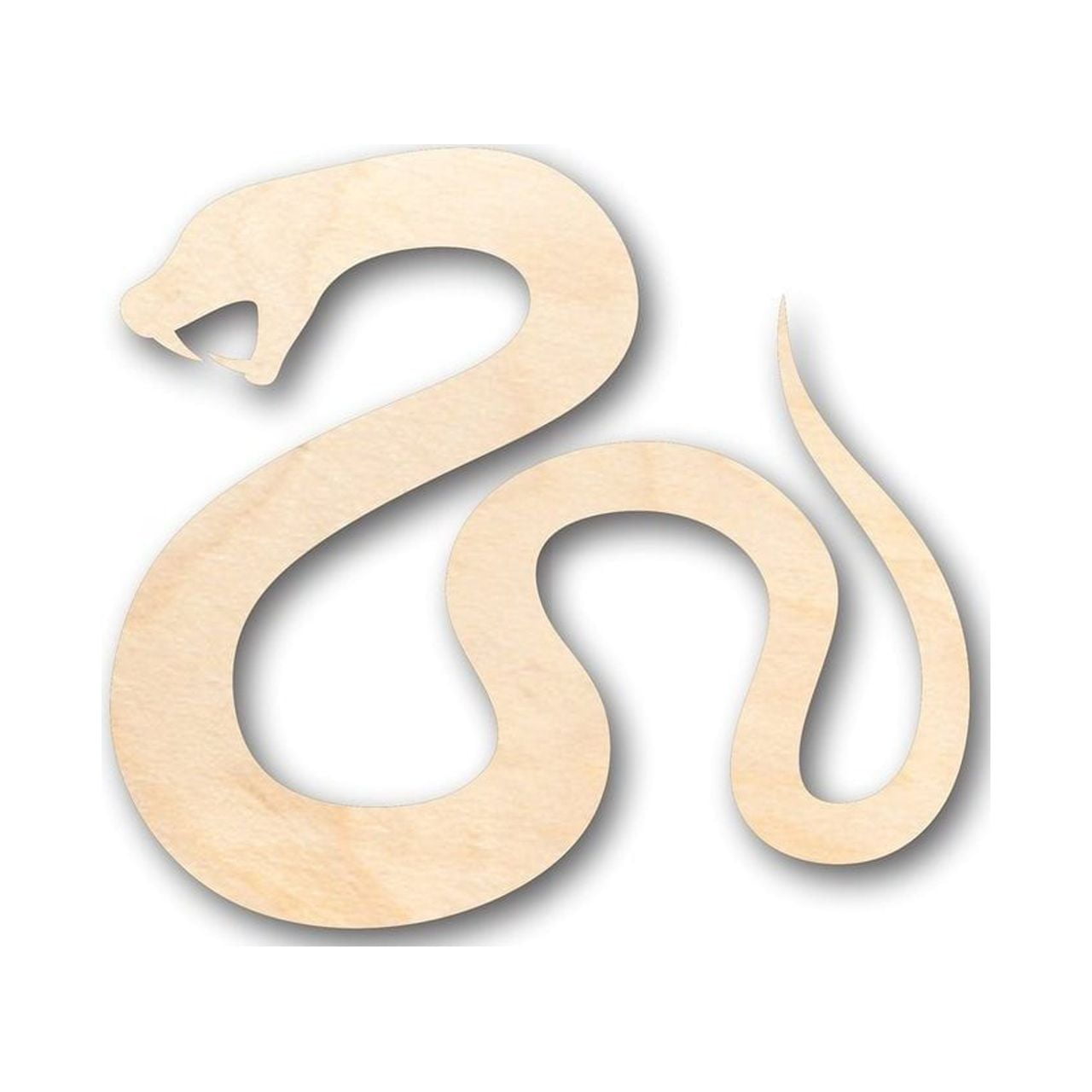 Unfinished Wood Serpent Snake Shape - Animal - Wildlife - Craft - up to ...