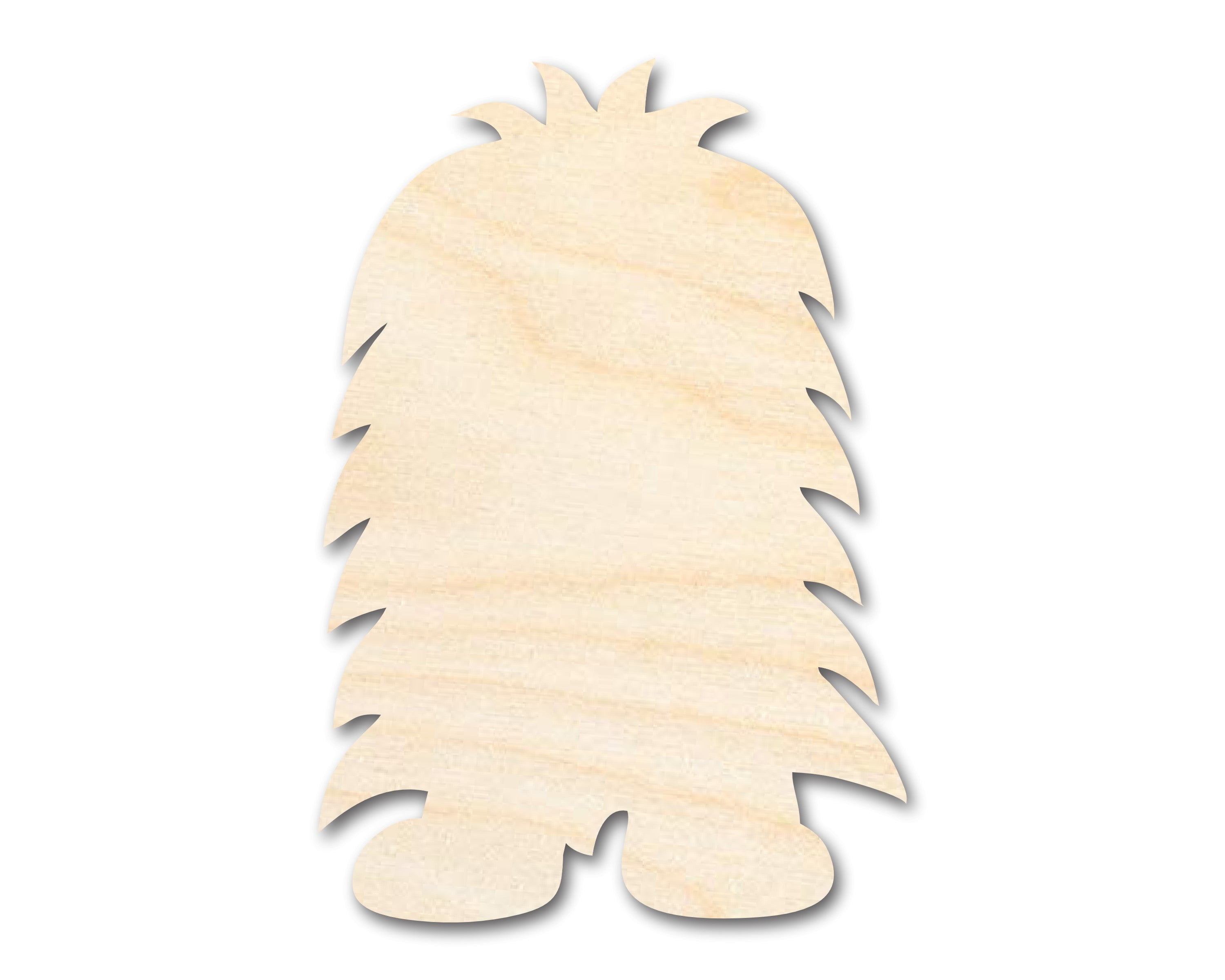 Unfinished Wood Shaggy Monster Shape 33" / 3/4" - Walmart.com