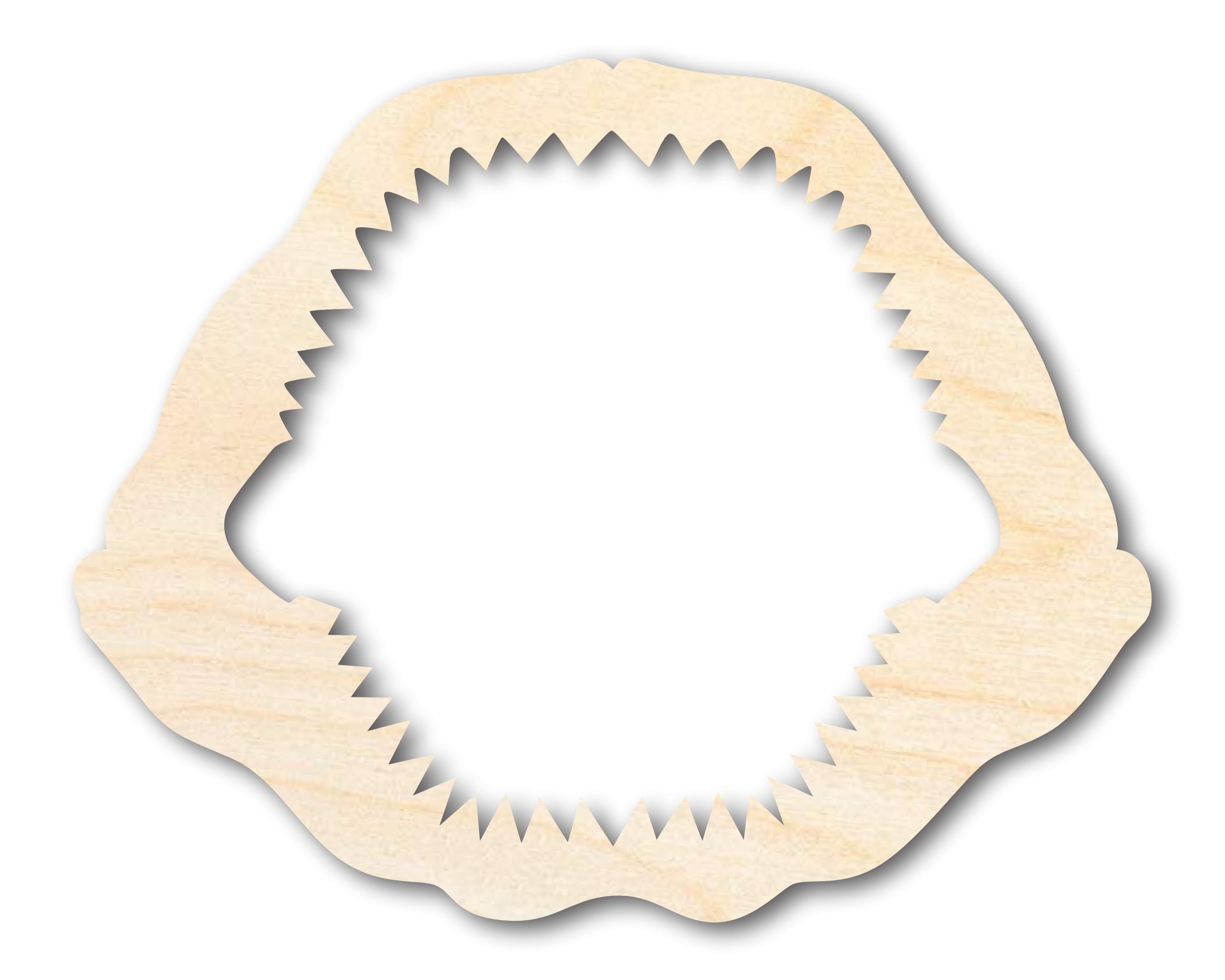 Unfinished Wood Shark Jaw Shape | DIY Craft Cutout | up to 46" DIY 12 ...
