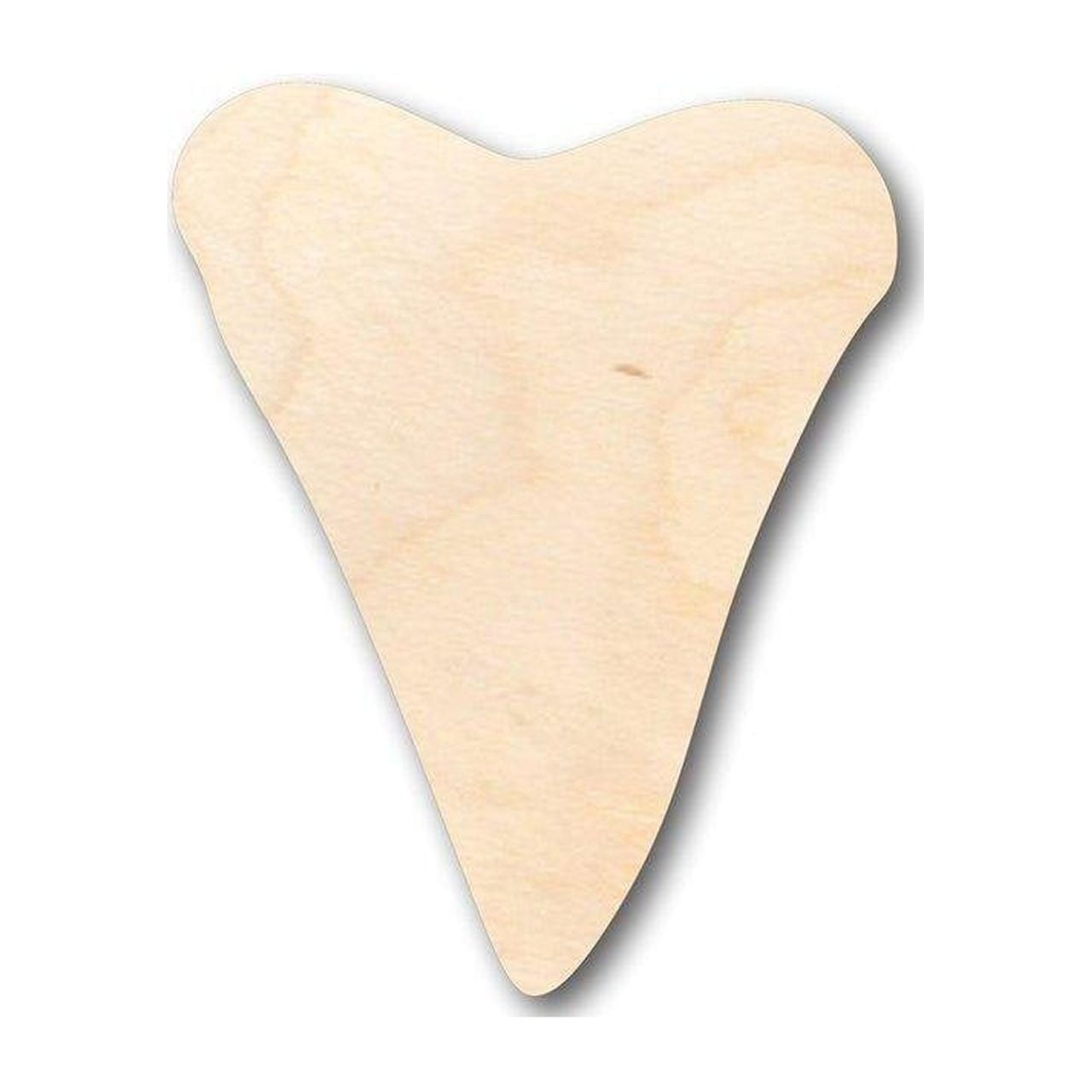 Unfinished Wood Shark Tooth Shape - Ocean - Beach - Nursery - Craft ...