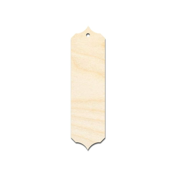 Unfinished Wood Sharp Pointp Bookmark Shape | DIY Craft Cutout | up to ...