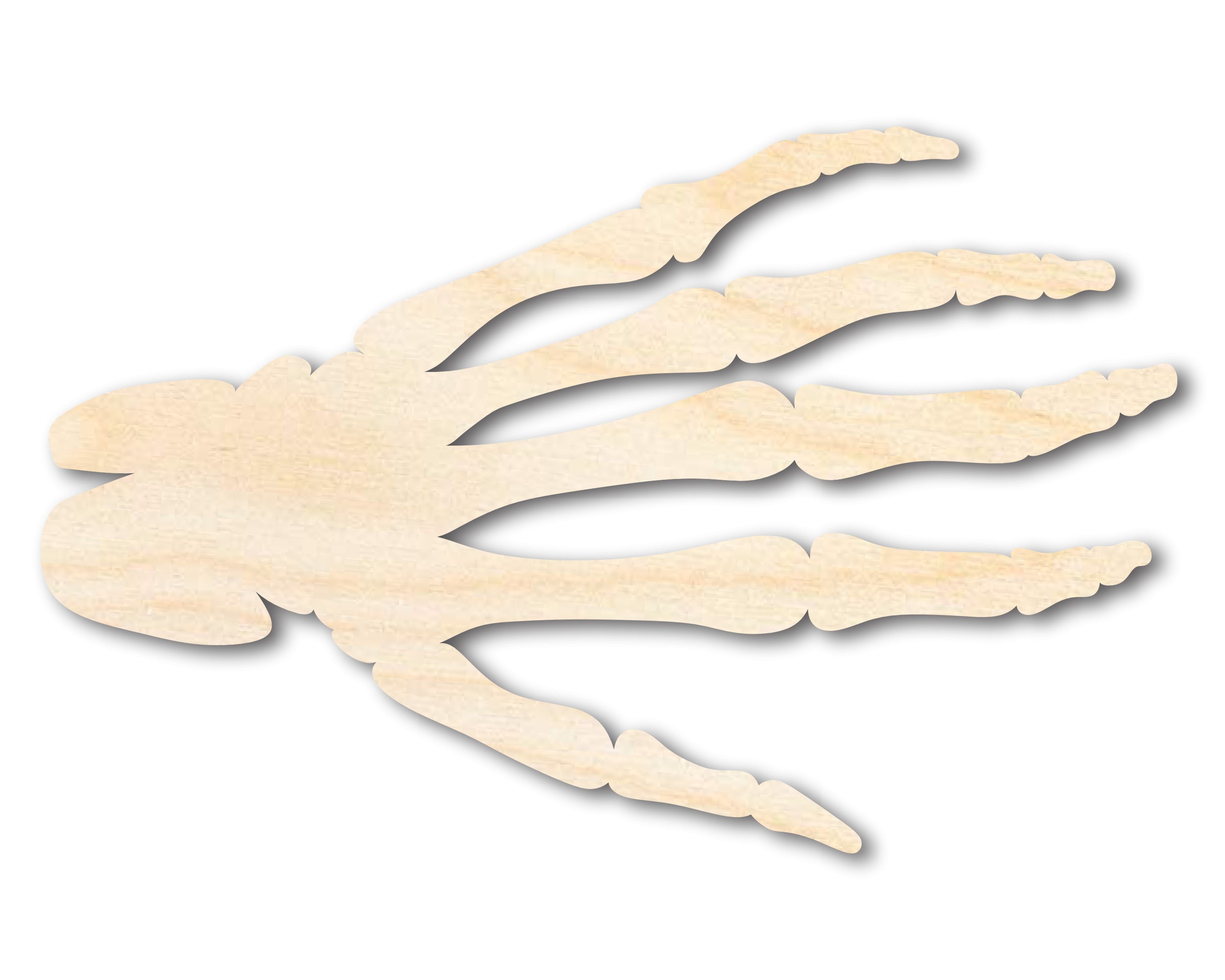 Unfinished Wood Skeleton Hand Shape | Craft Cutout | up to 36" DIY 46 ...