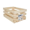 Unfinished Wood Crate, 18 in x 12.5 in x 9.5 in - Walmart.com