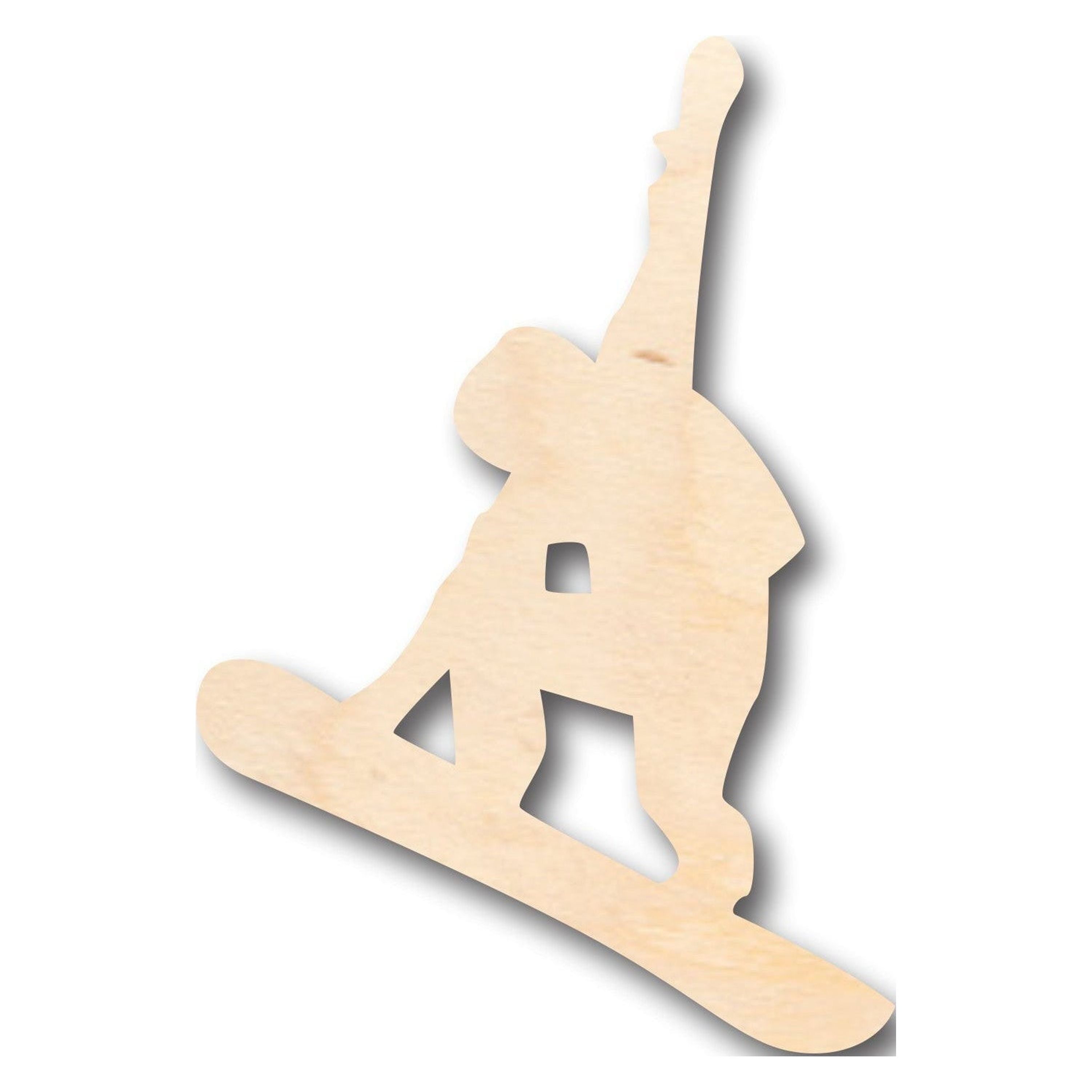 Unfinished Wood Snowboarding Shape - Craft - up to 46" DIY 20" / 1/8 ...