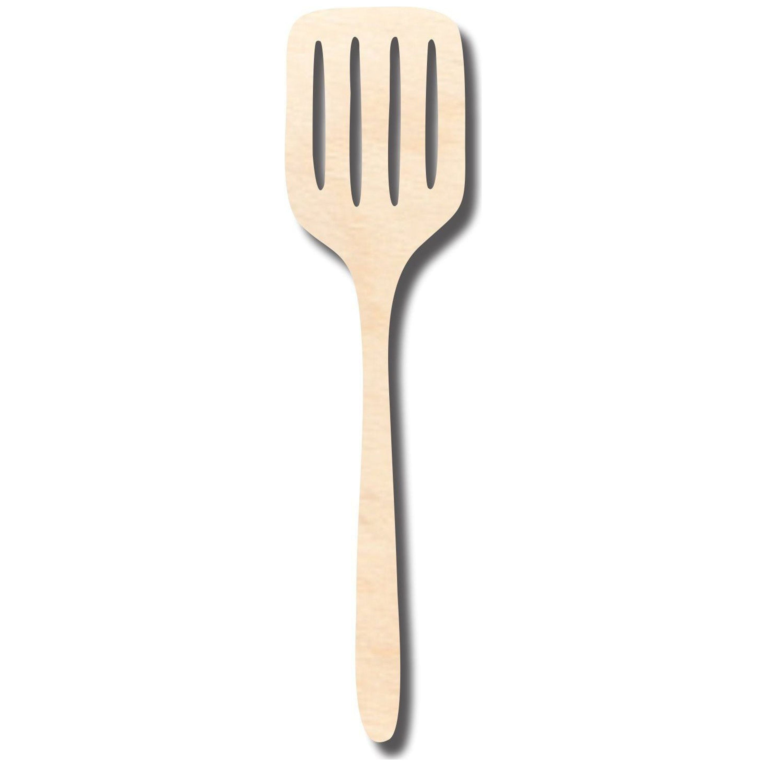 Unfinished Wood Spatula Silhouette - Craft- up to 46" DIY 36" / 1/2 ...