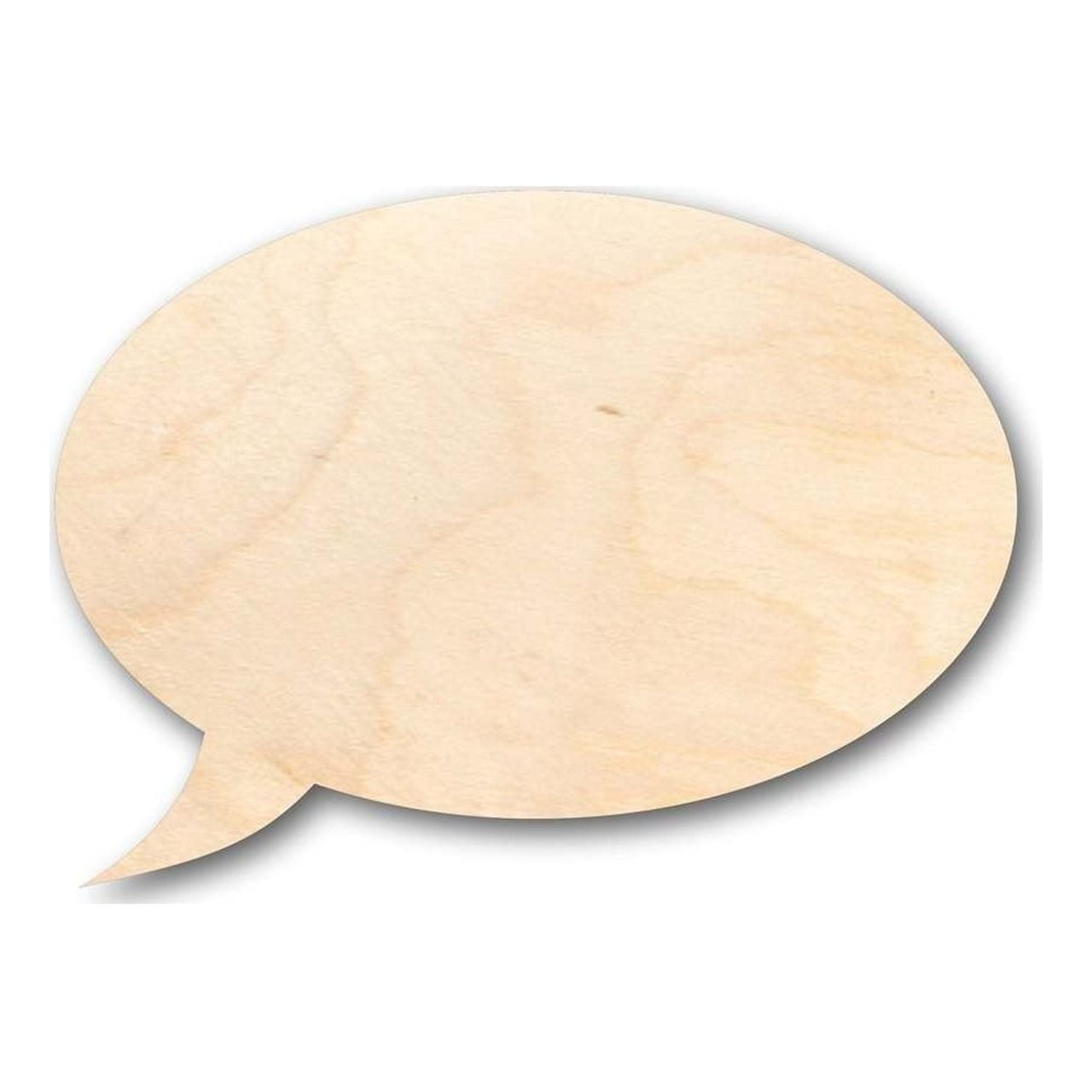 Unfinished Wood Speech Bubble Shape - Craft - up to 46" DIY 6" / 1/2 ...