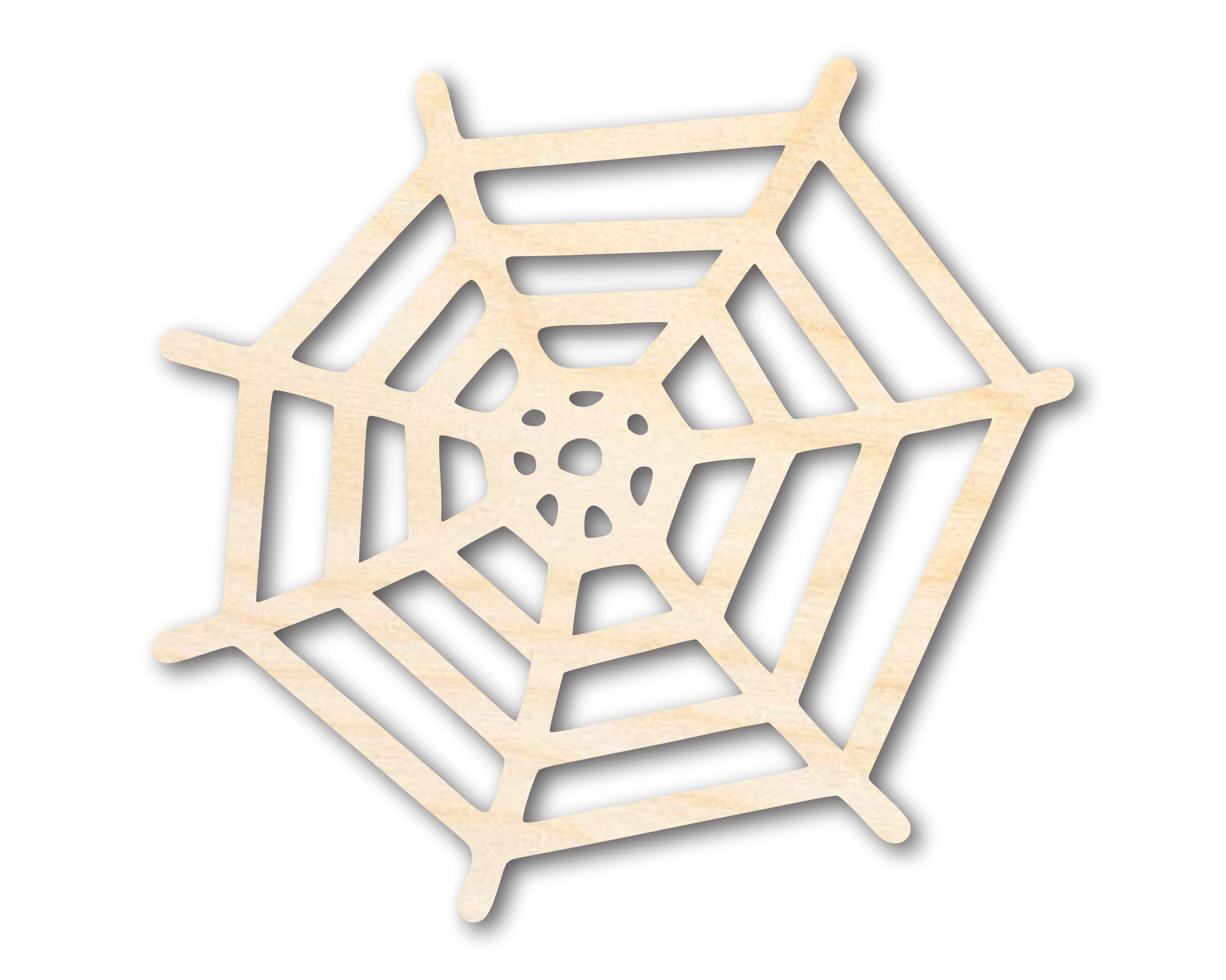Unfinished Wood Spider Web Shape - Insect - Animal - Wildlife - Craft ...