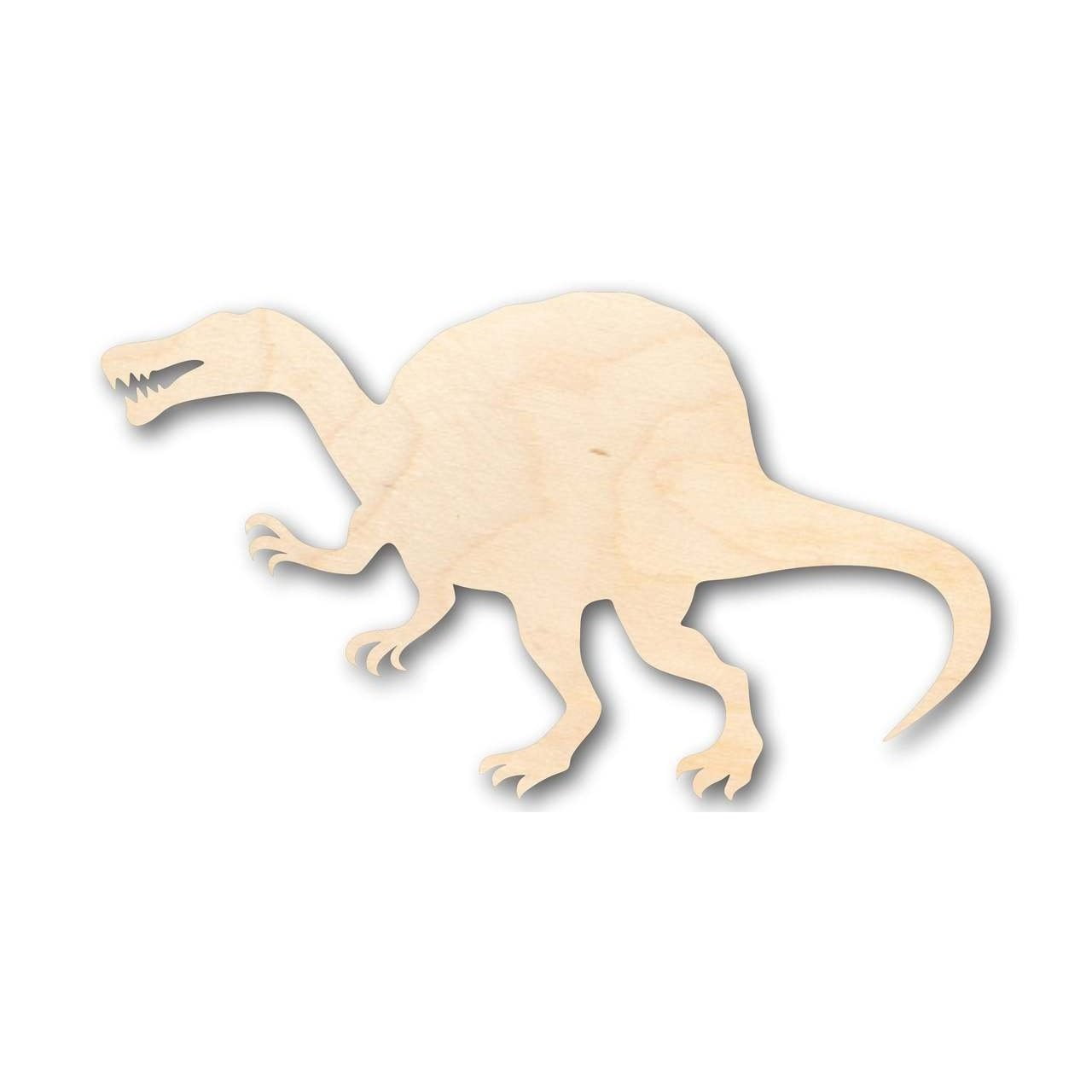 Unfinished Wood Spinosaurus Shape - Dinosaur - Craft - up to 46" DIY 42 ...