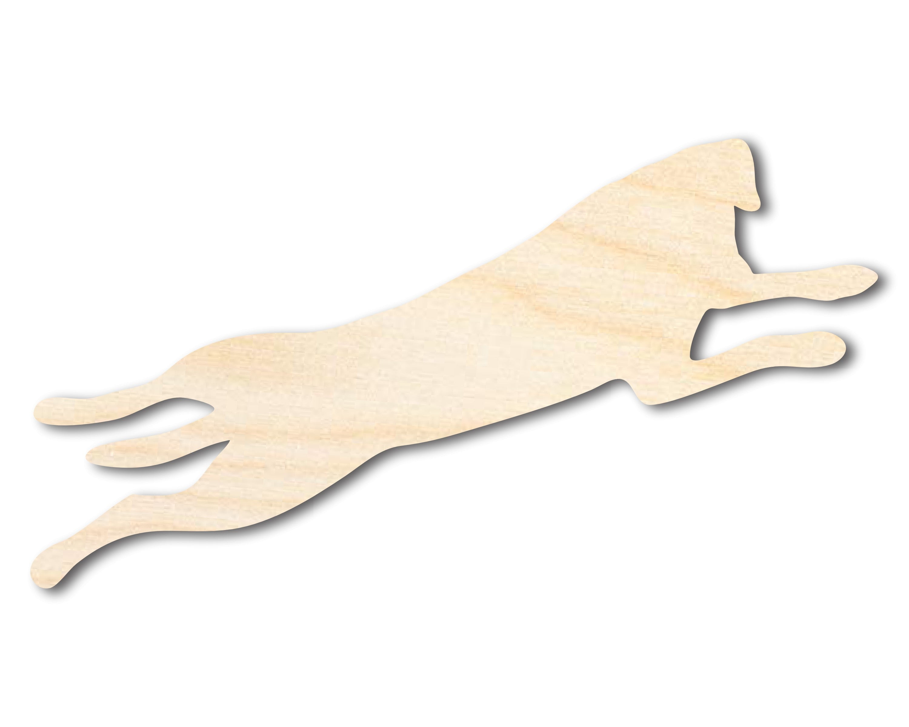 Unfinished Wood Splooting Dog Silhouette | DIY Dog Craft Cutout | up to ...