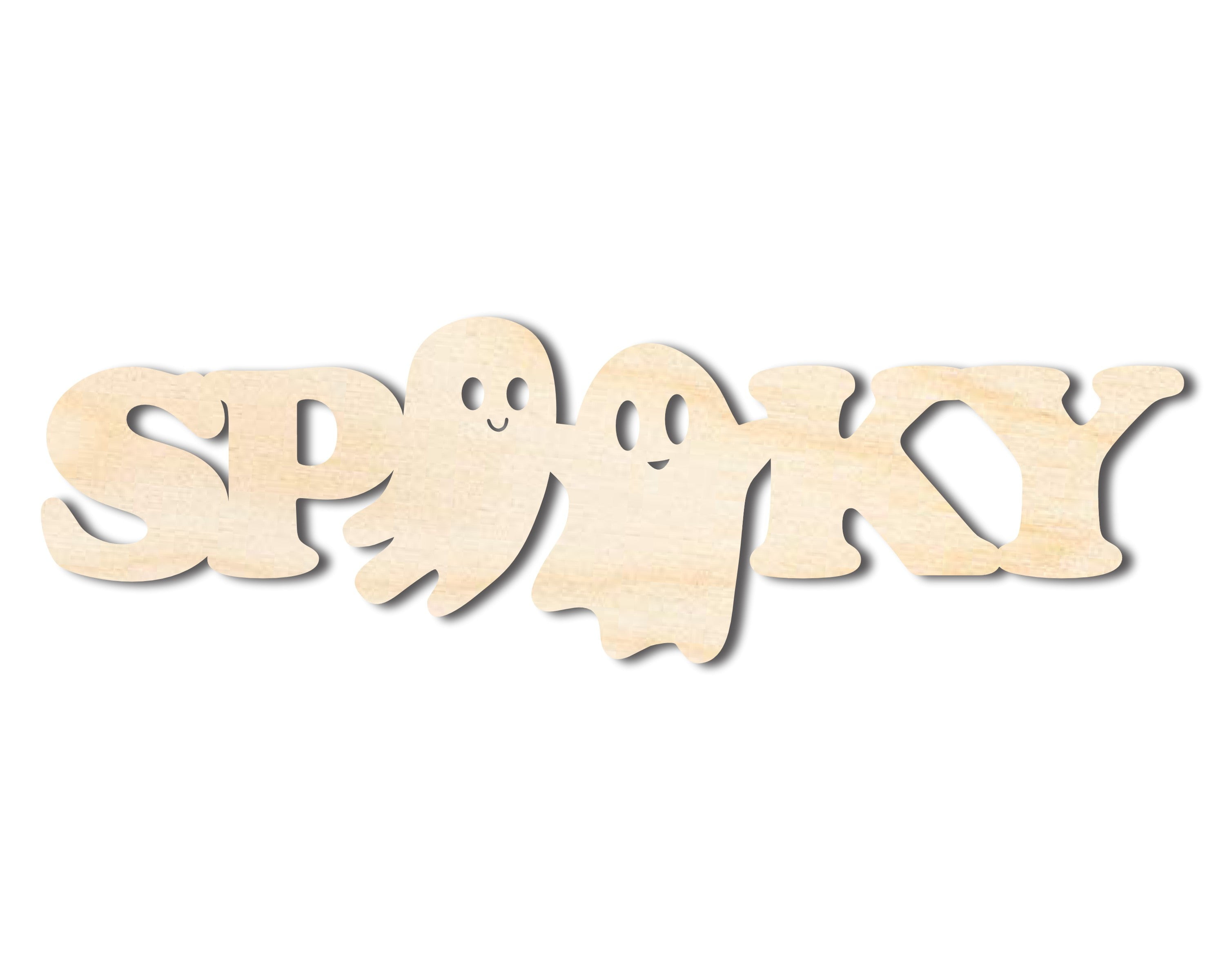 Unfinished Wood Spooky Shape - Craft - up to 46" 14" / 1/4" - Walmart.com