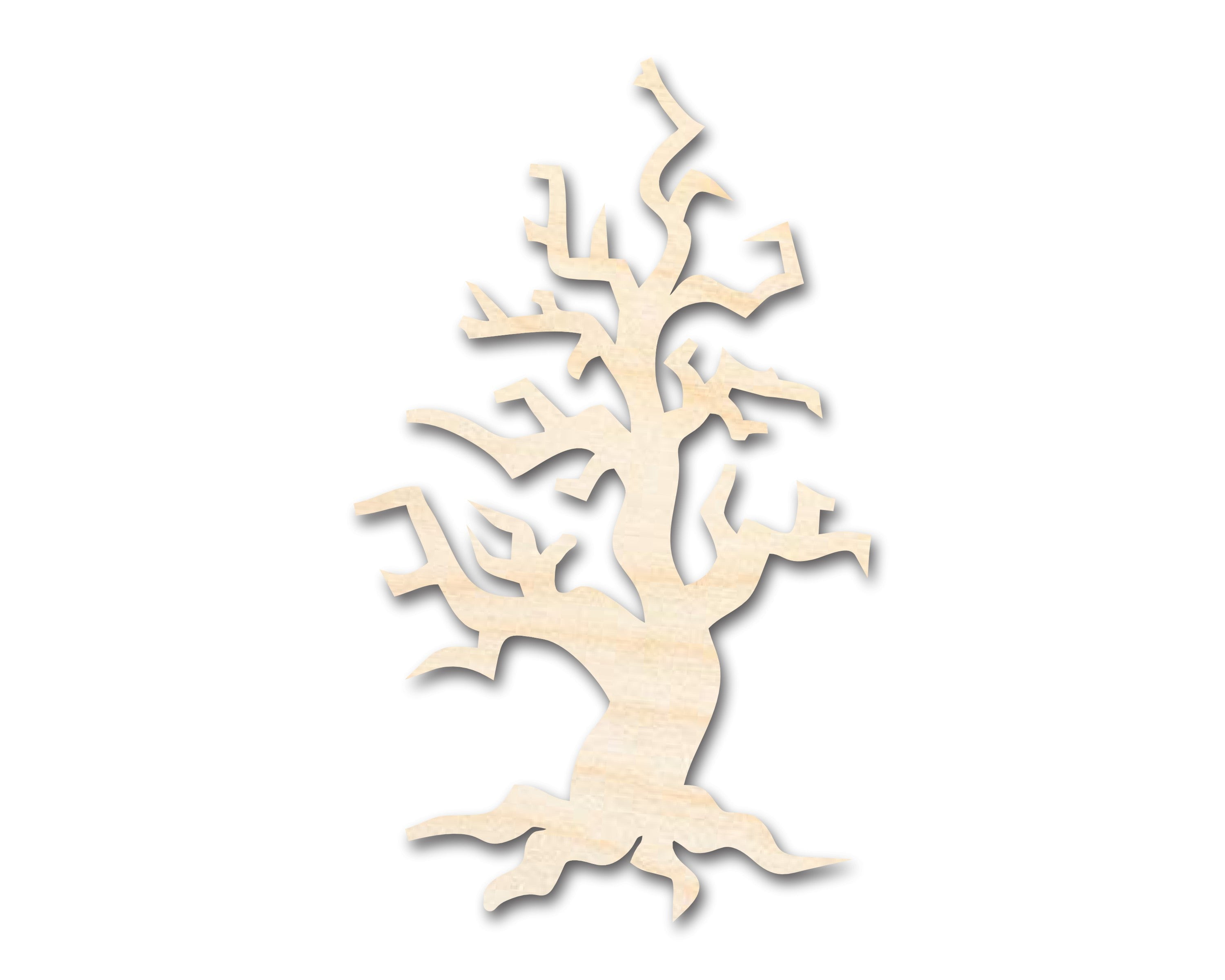 Unfinished Wood Spooky Tree Shape - Craft - up to 46" 46" / 1 ...