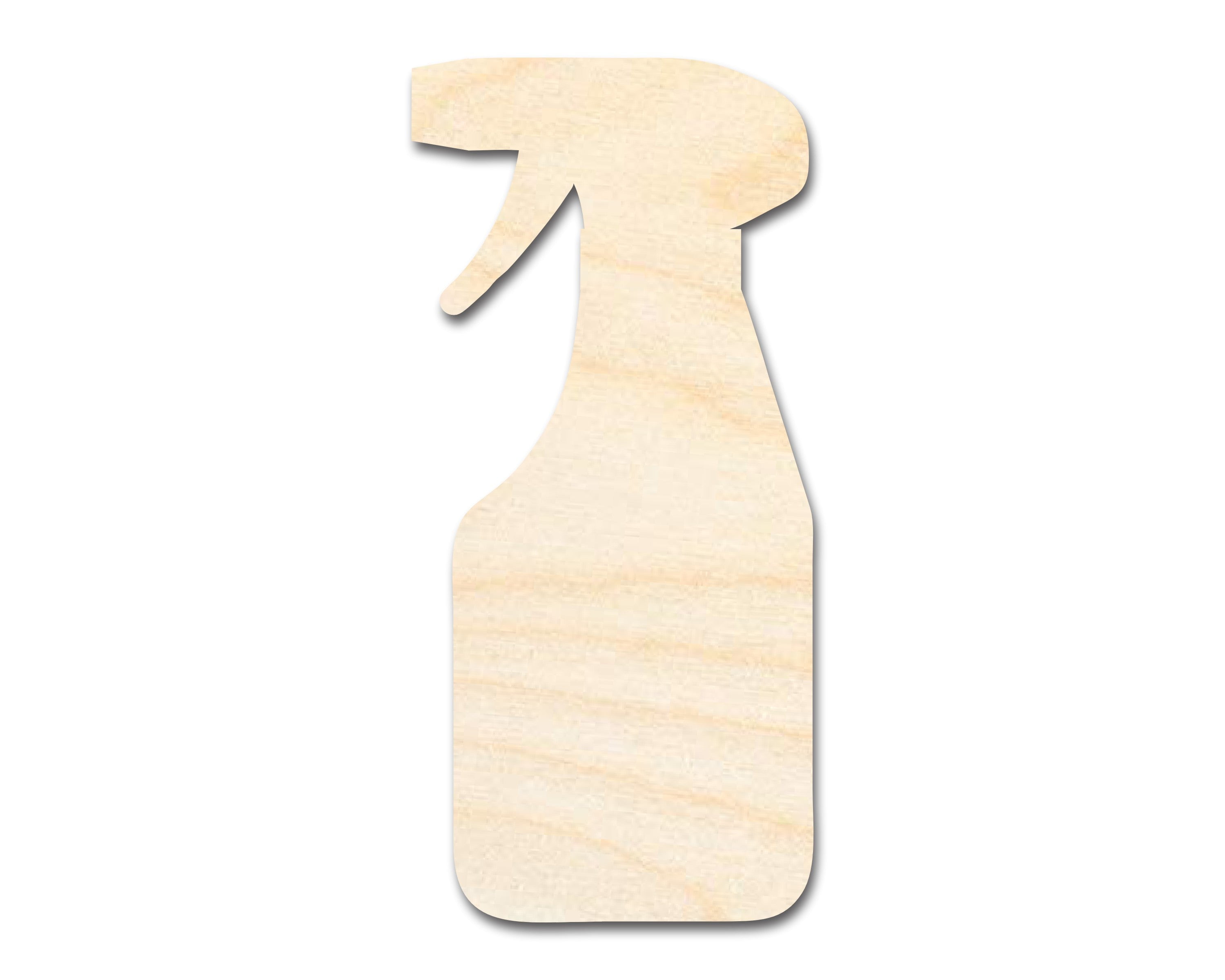 Unfinished Wood Spray Bottle Shape | DIY Craft Cutout | up to 46" DIY ...
